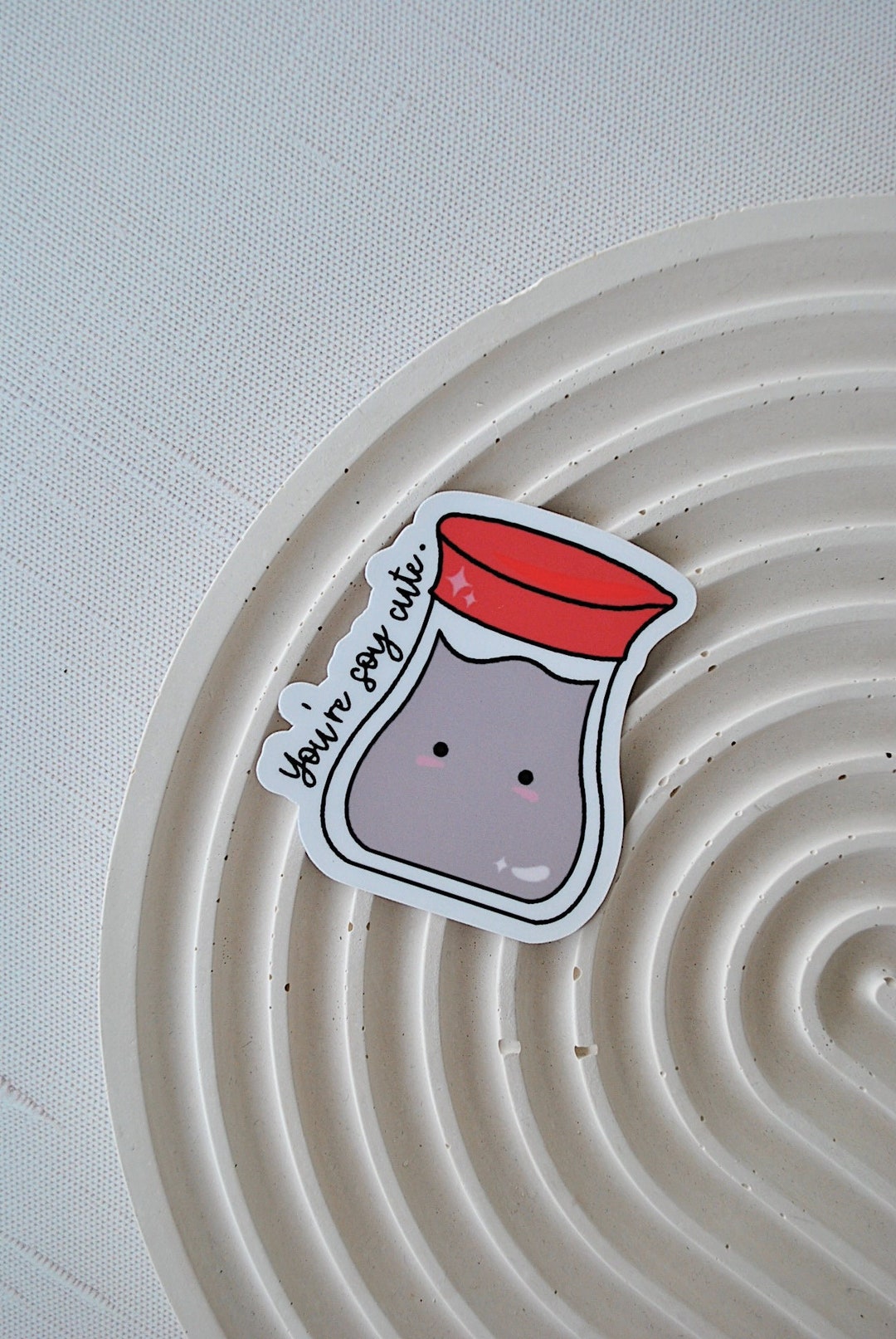 Soy Sauce Sticker, Cute Shoyu Sticker, Asian Food Sticker, Sushi Lover ...