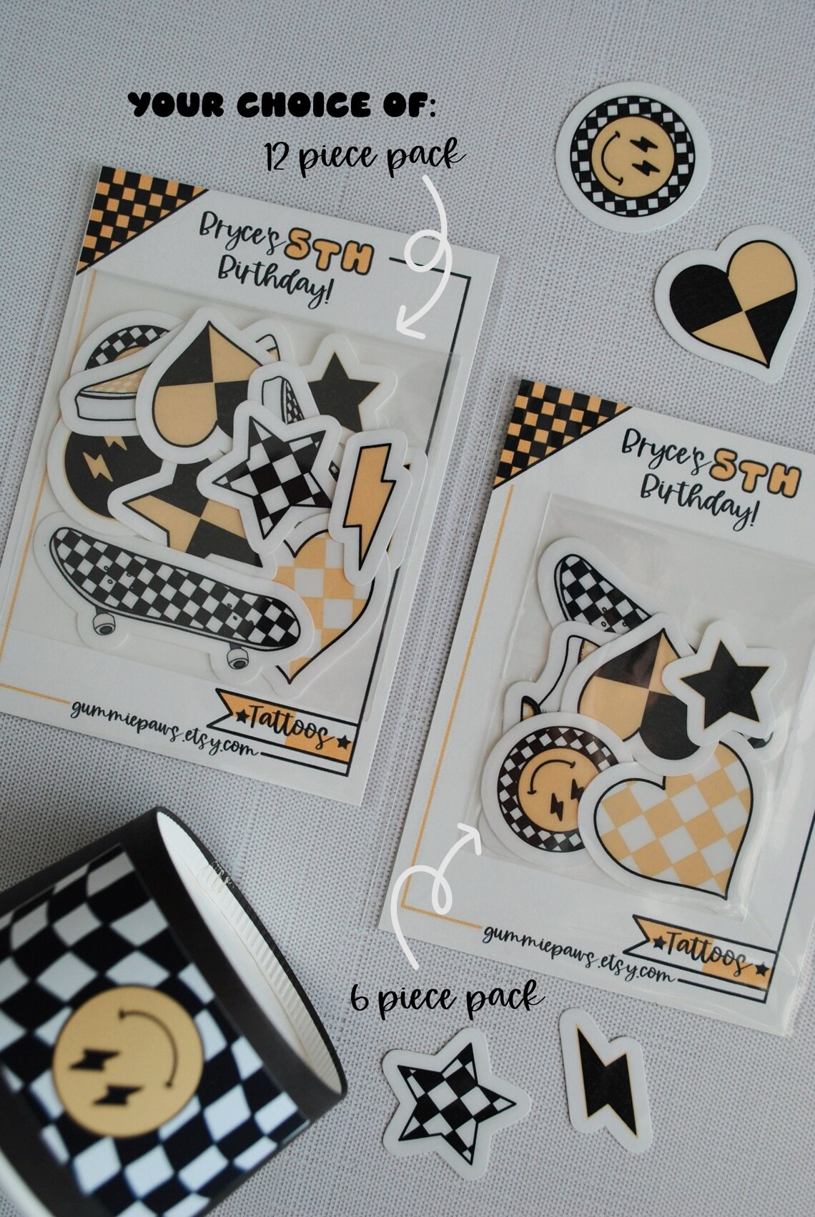 One Happy Dude, Birthday Party Favor, Party Favor for Kids, Temporary ...
