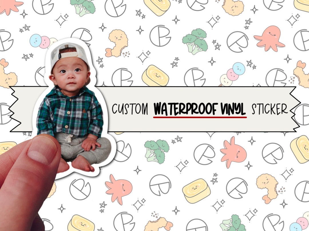 Custom Waterproof Vinyl Stickers, Personalized Stickers for Water ...
