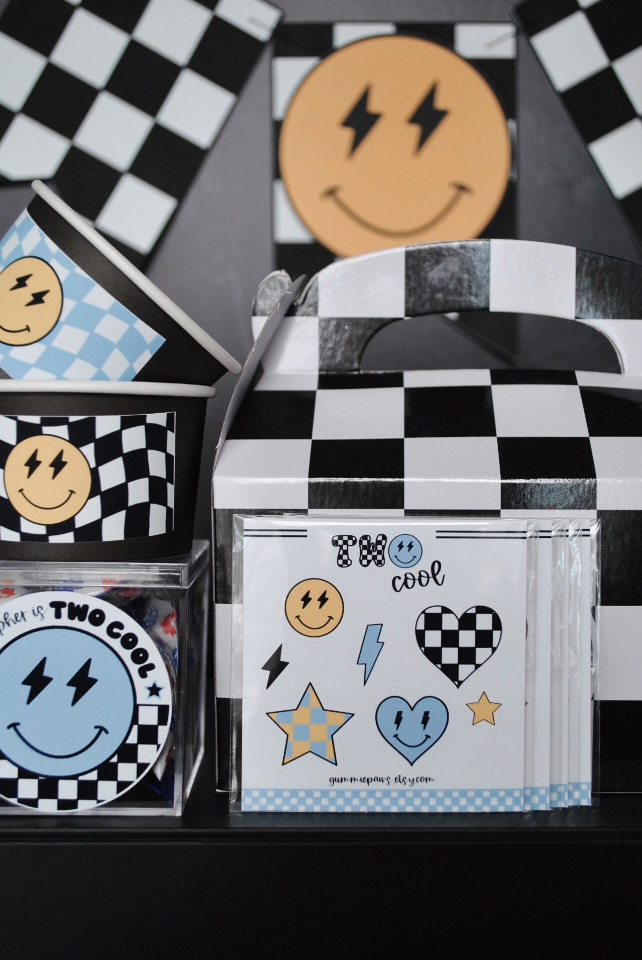 Two Cool Birthday, Retro Smiley Face Birthday, 2nd Birthday, Cool Party ...