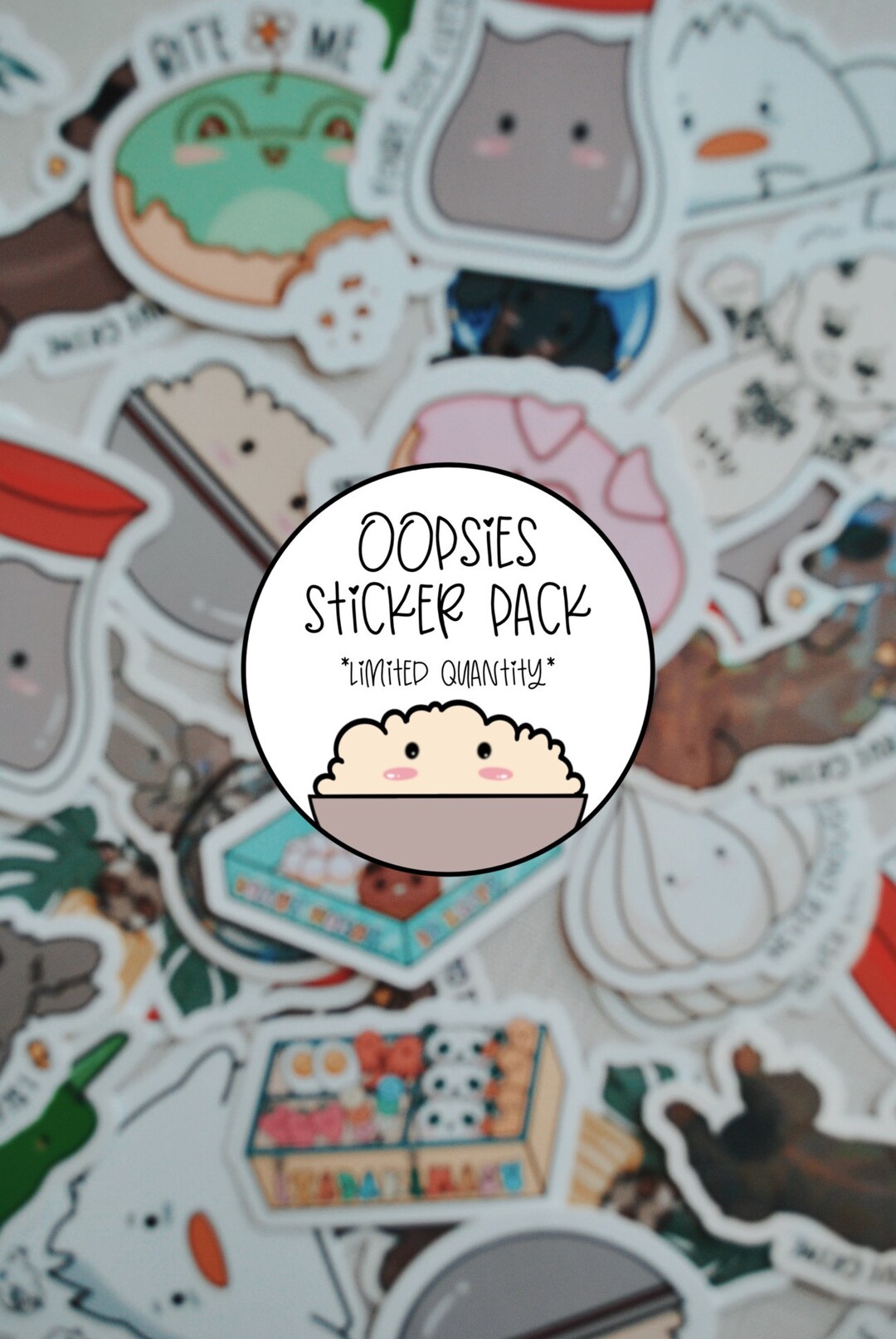 Oops Sticker Pack, Oopsie Stickers, Kawaii Sticker Pack, Oopsie Sticker ...