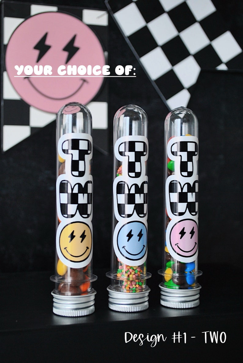 Candy Tubes, Two Cool Birthday, Retro Birthday, Cool Party Favors for ...