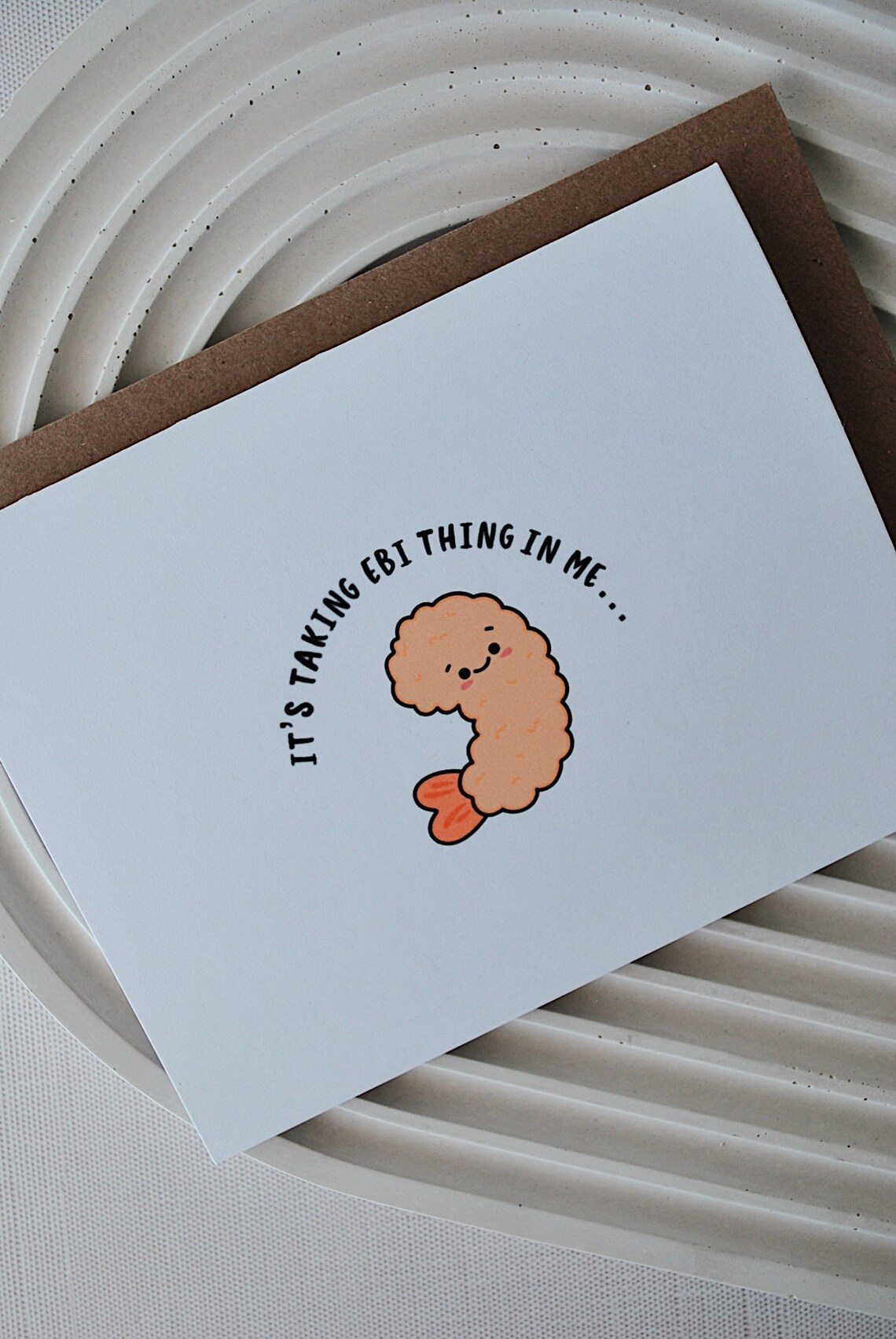 Cute Shrimp Card, Shrimp Love Card, Valentines Day Card, Cute Birthday ...
