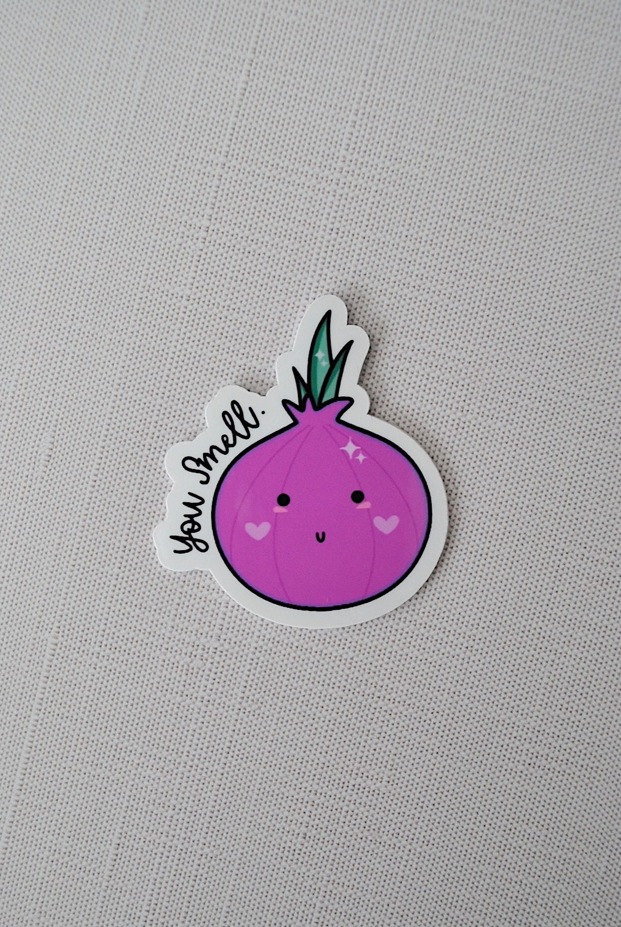 Cute Kawaii Onion Sticker, Red Onion, Yellow Onion, Gift for Foodies ...