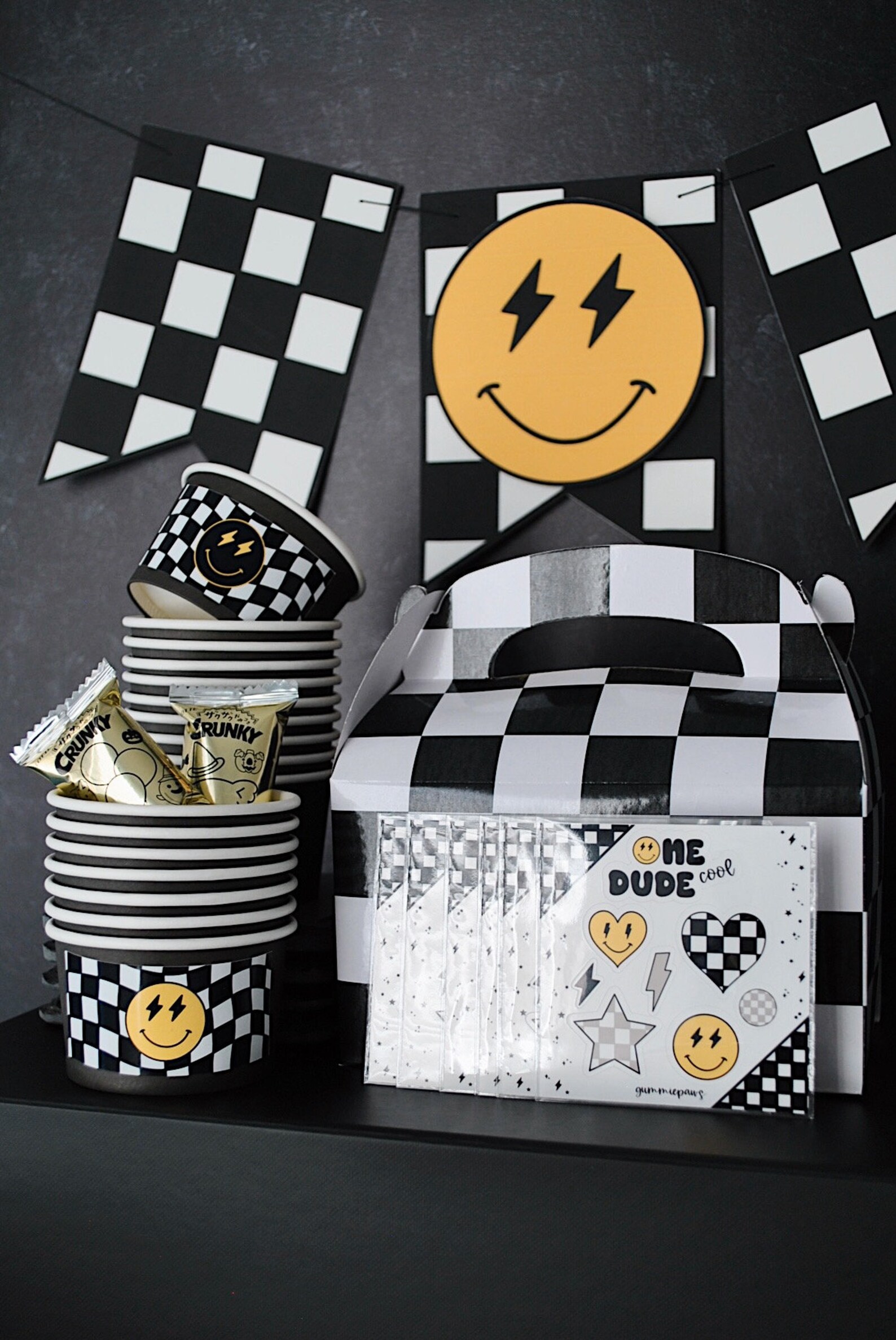 One Happy Dude Stickers, One Happy Dude Favors, Baby's First Birthday ...