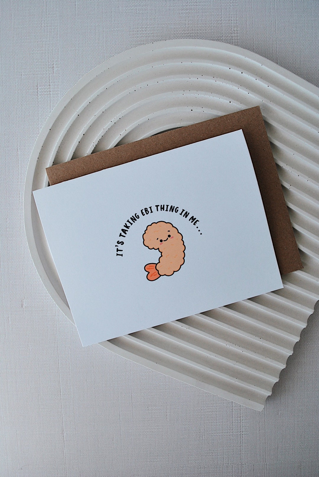 Cute Shrimp Card, Shrimp Love Card, Valentines Day Card, Cute Birthday ...