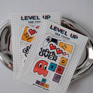 Birthday Favors, Level Up, Gamer Theme, Cool Party Favor, Waterproof ...