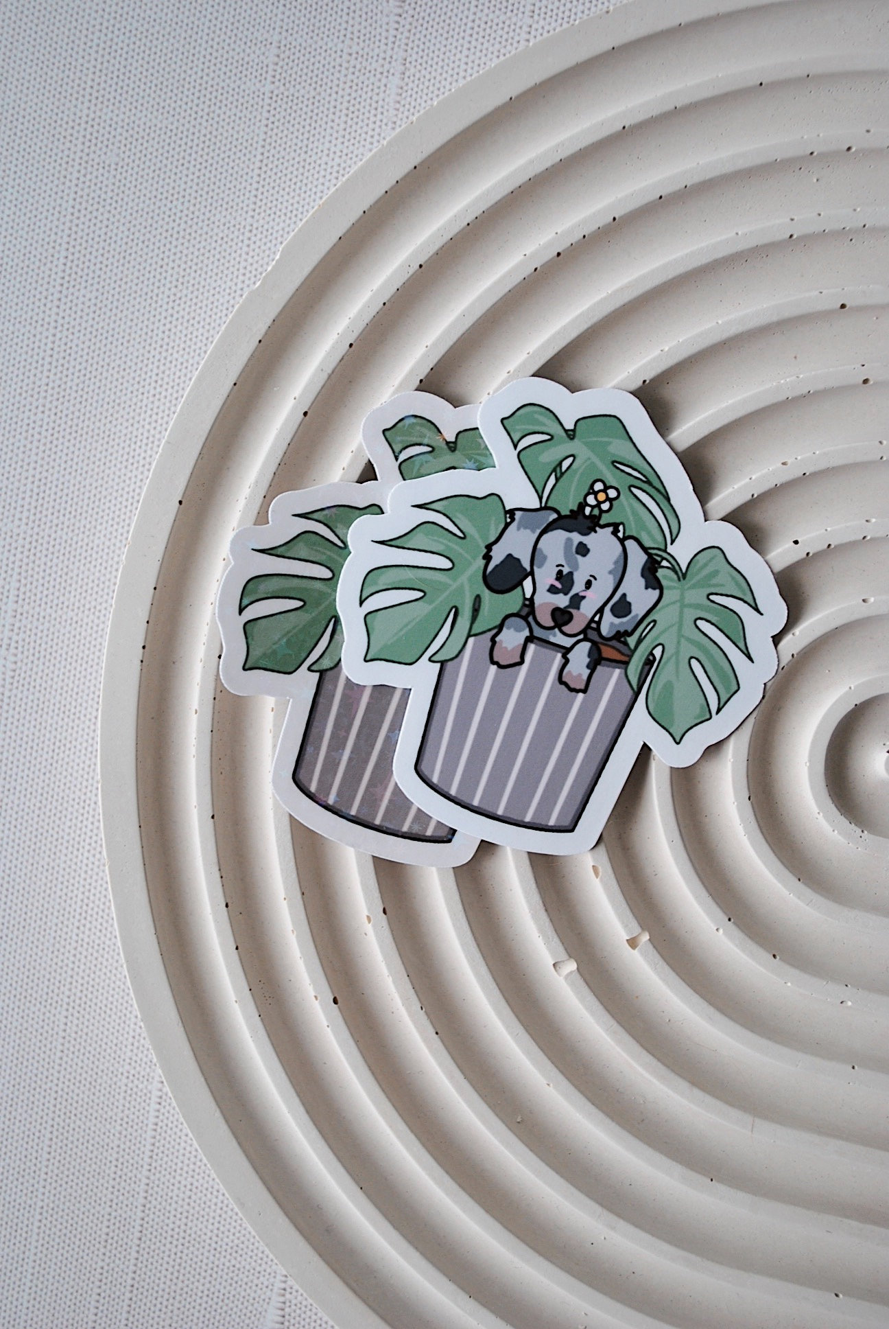 Cute Dachshund Holographic Vinyl Sticker, Dog Lovers Sticker, Kawaii ...