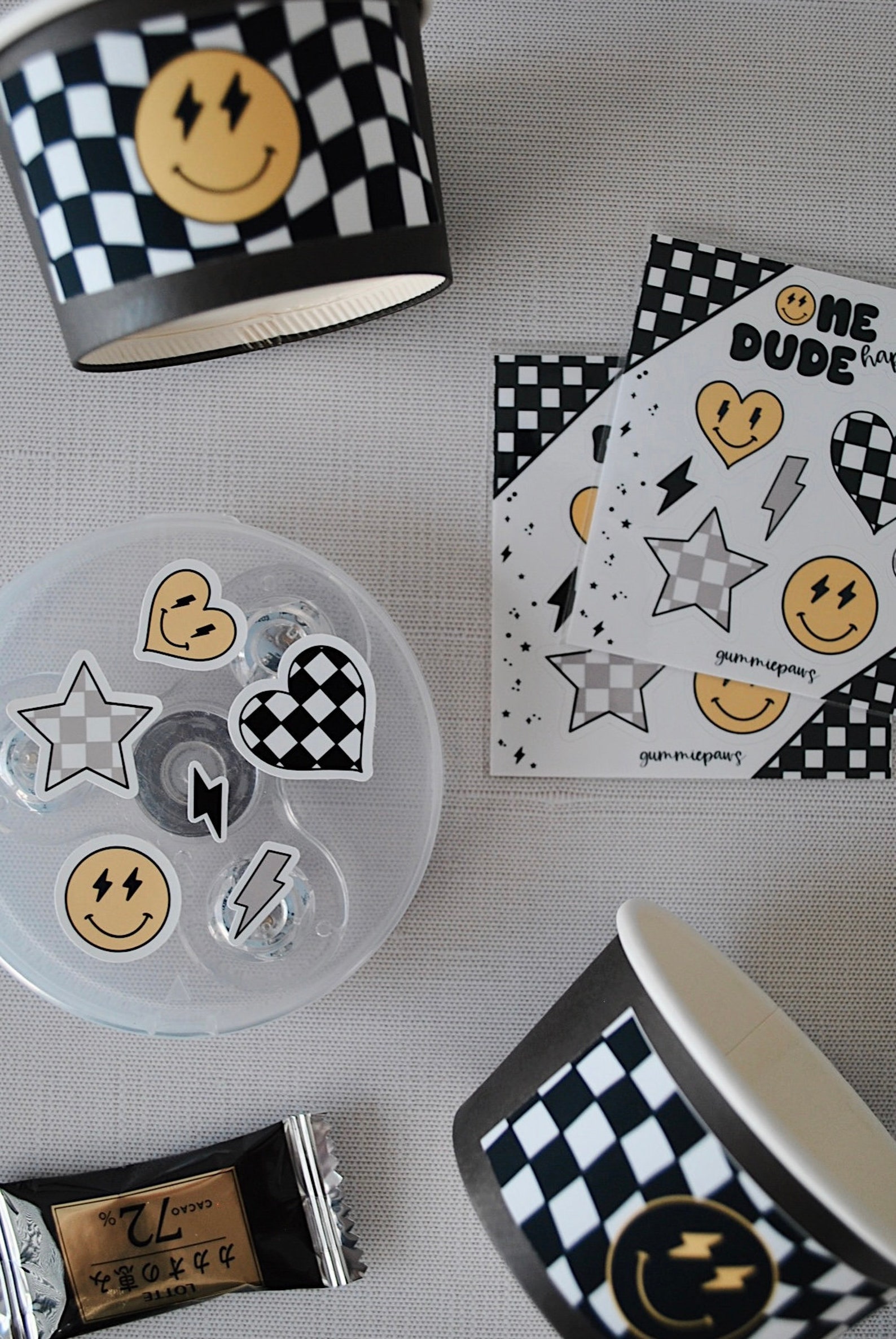 One Happy Dude Stickers, One Happy Dude Favors, Baby's First Birthday ...