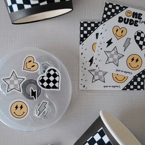 One Happy Dude Stickers, One Happy Dude Favors, Baby's First Birthday ...