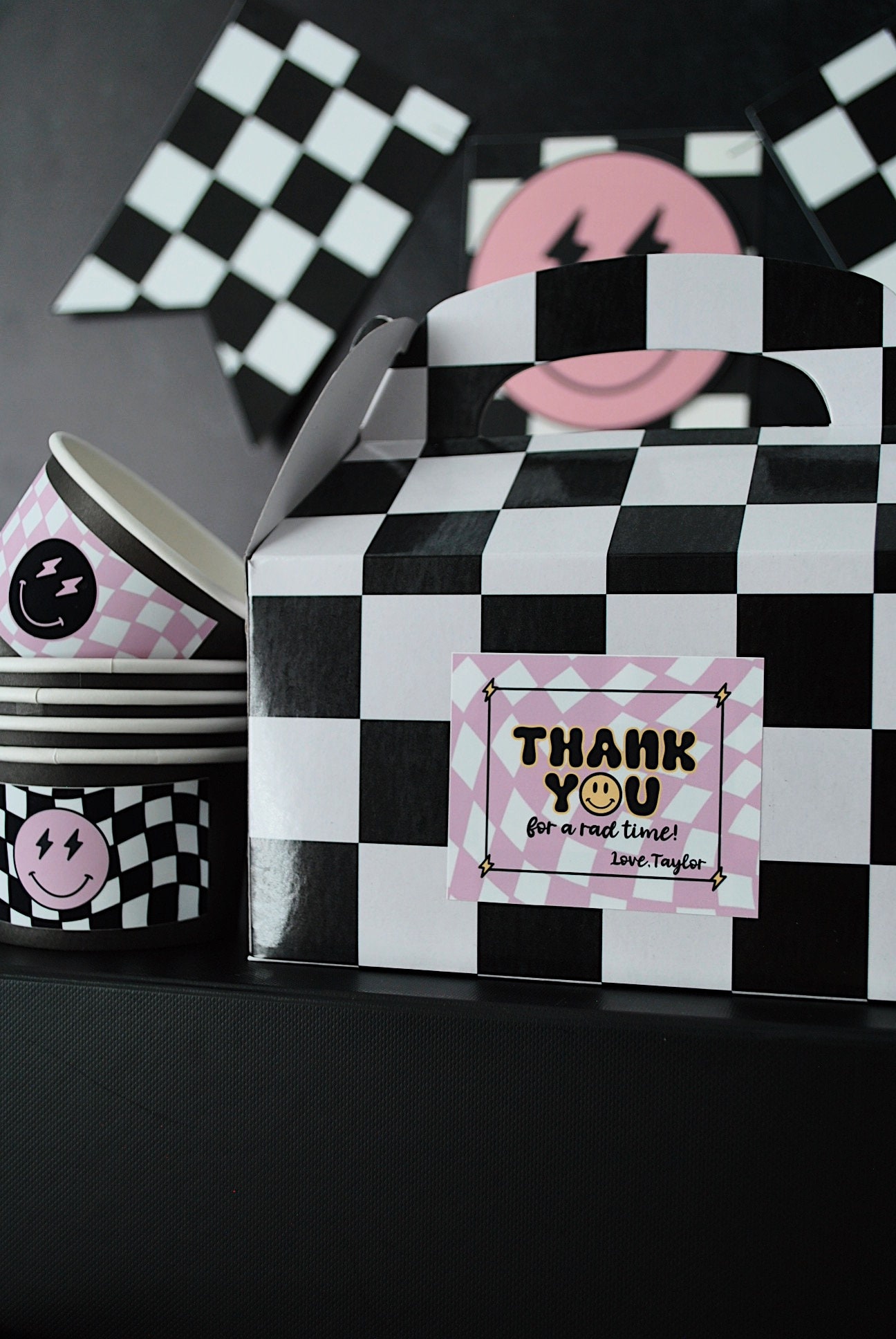 Personalized Thank You Labels, Kids Birthday Party Stickers, Party ...