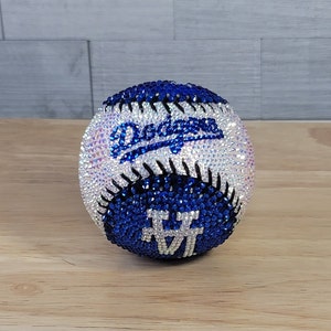 Los Angeles Dodgers Baseball & Small Louisville Slugger Bat - Ready to ...