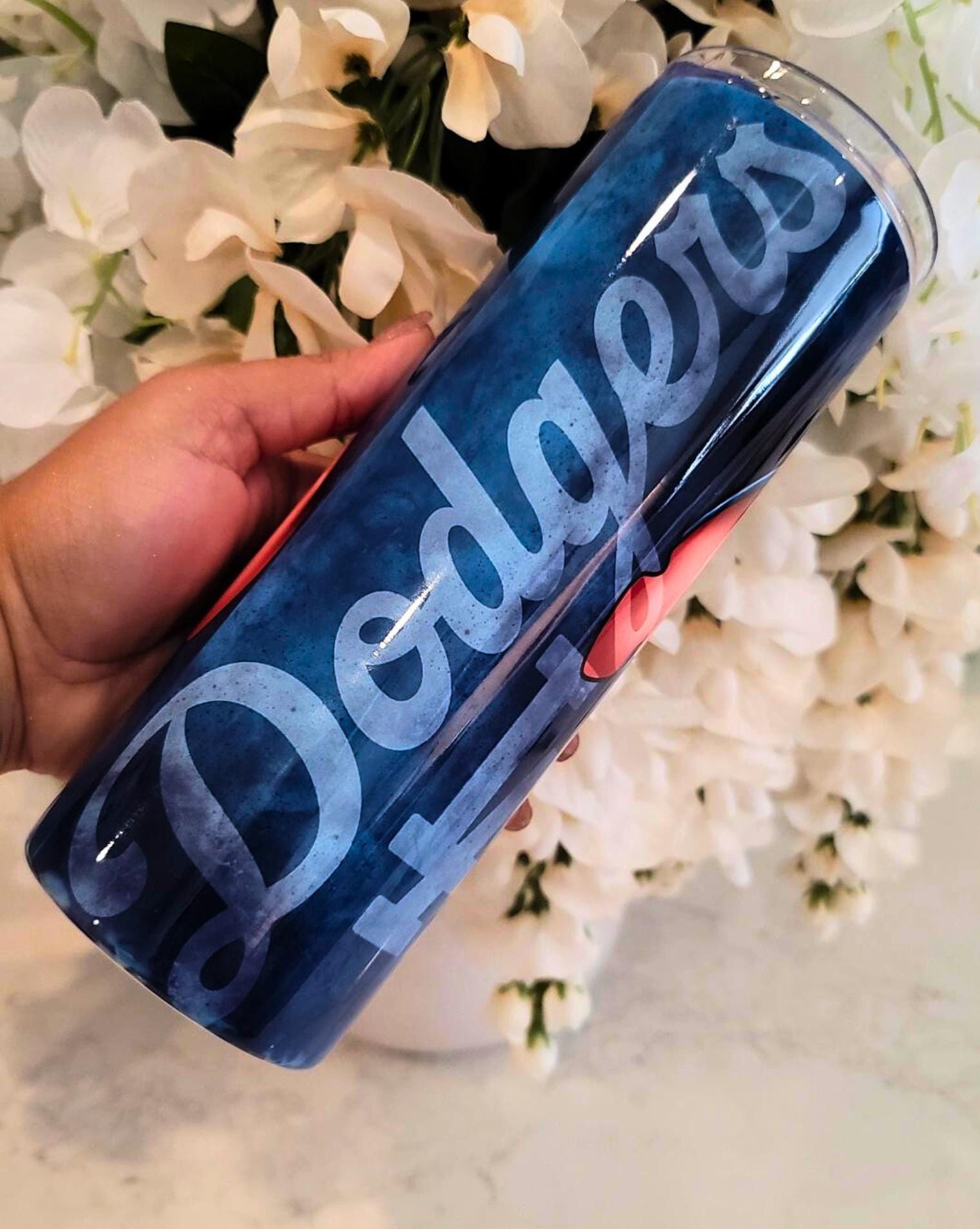Stitch Dodgers 20oz Tumbler, LA Dodgers, Stitch - Etsy