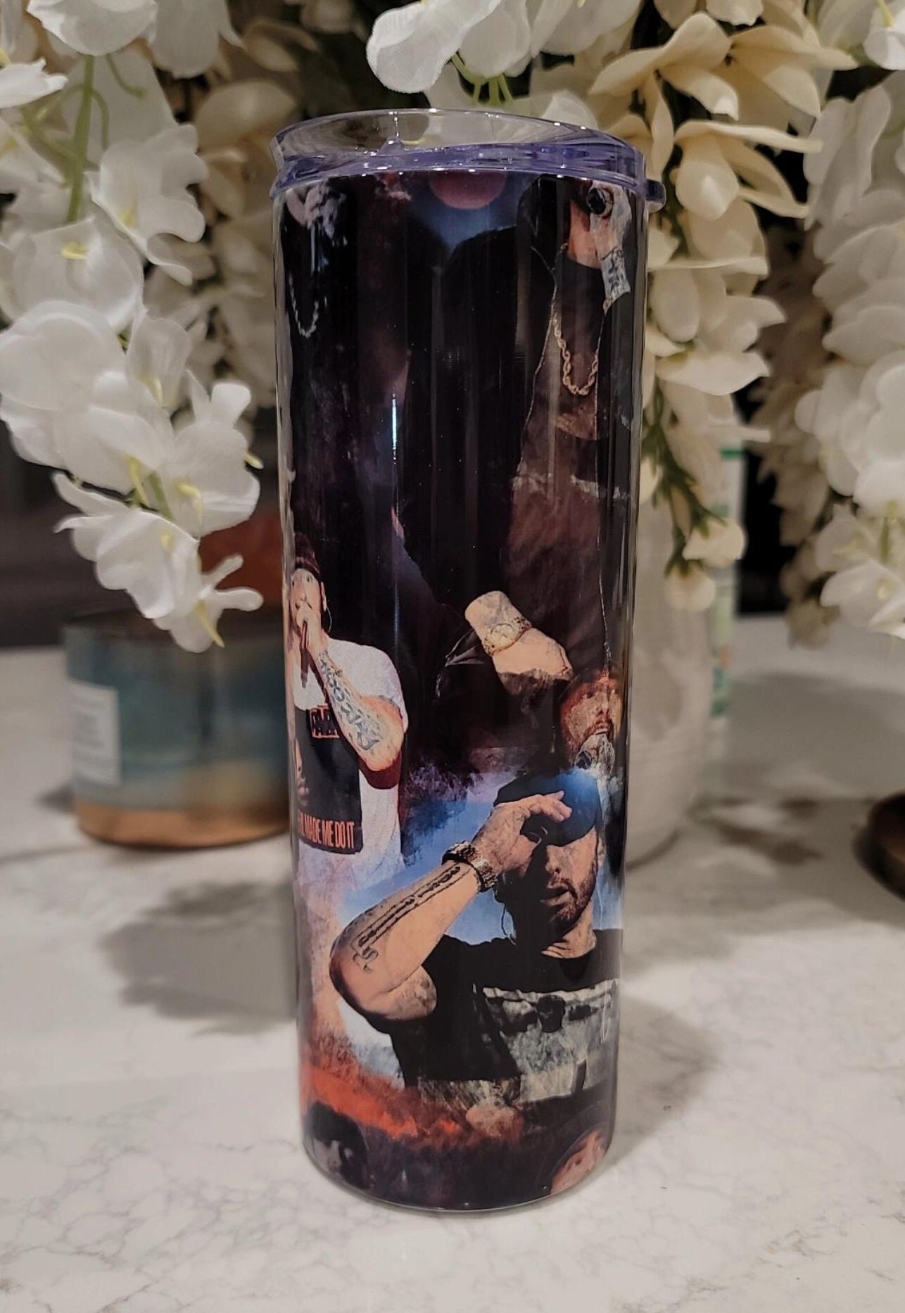 Eminem Inspired Tumbler, Rapper Tumbler, Slim Shady - Etsy
