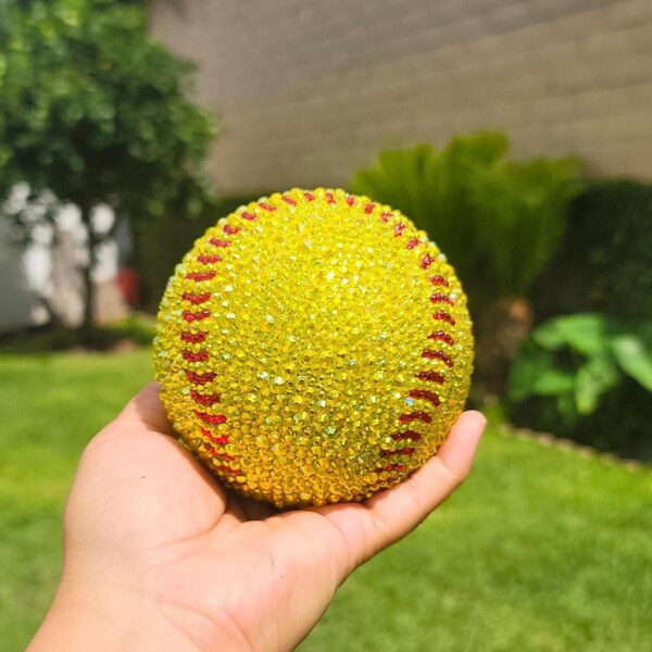 Softball Rhinestone - Etsy