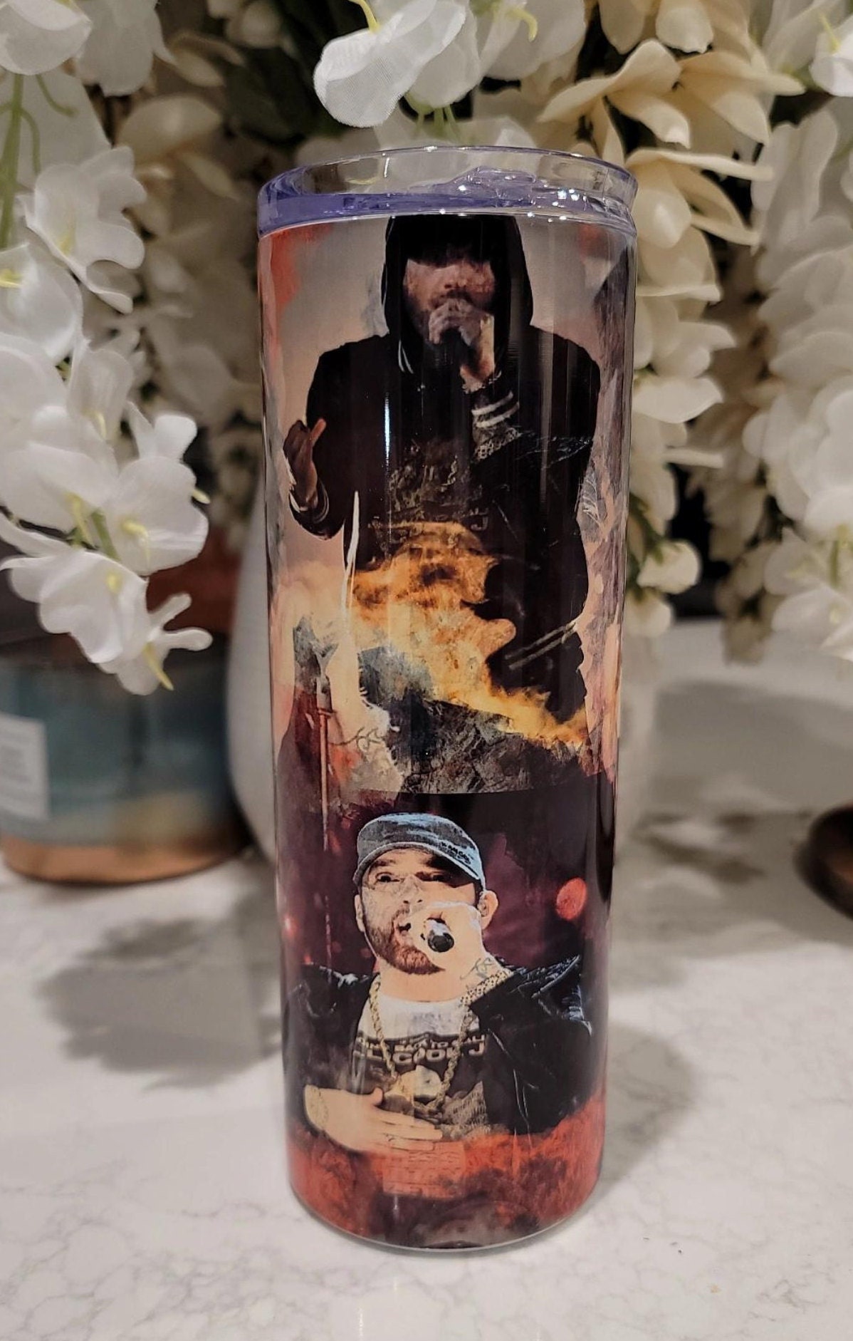 Eminem Inspired Tumbler, Rapper Tumbler, Slim Shady - Etsy