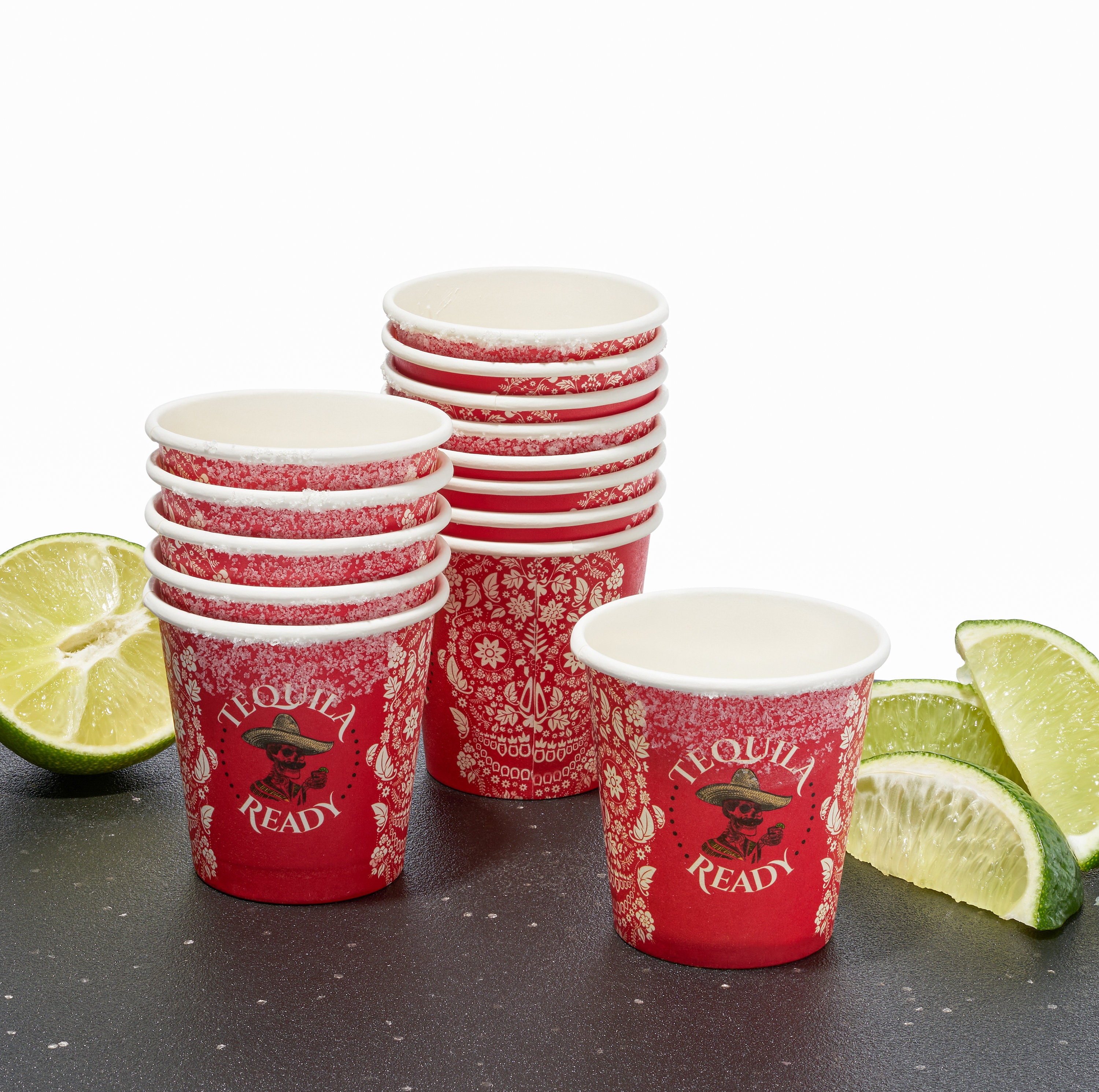 Salty Shots ~ Pre-salted 3oz Paper Shot Cups ~ Ready for Any Occasion ...
