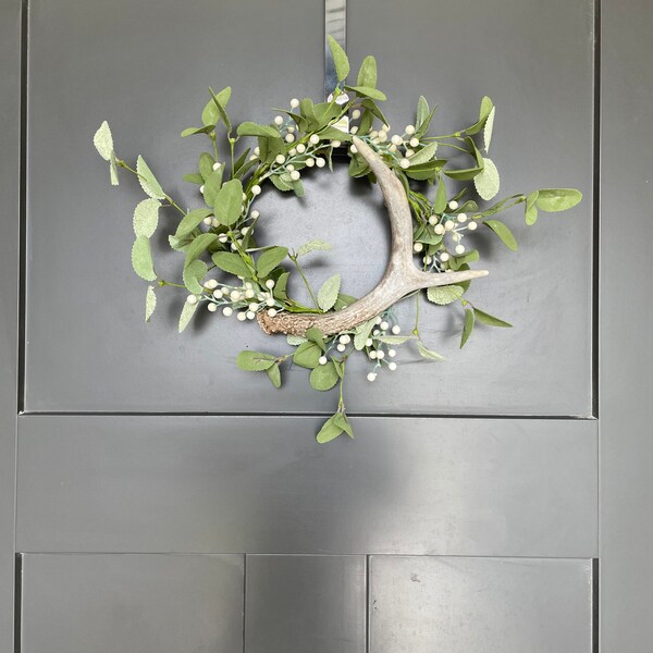 Antler Wreath - Etsy