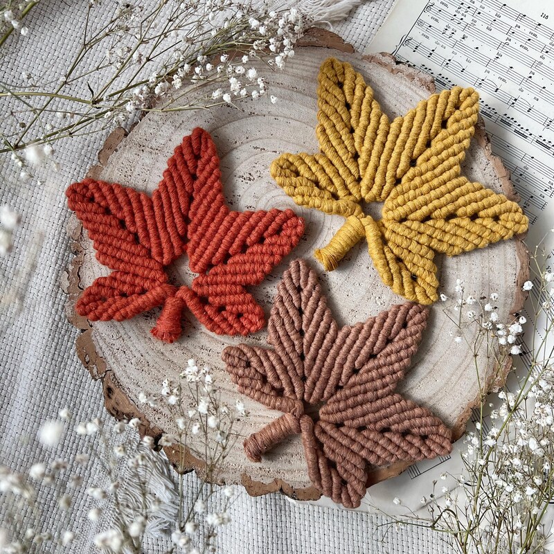 Macrame Leaf Pattern - Etsy
