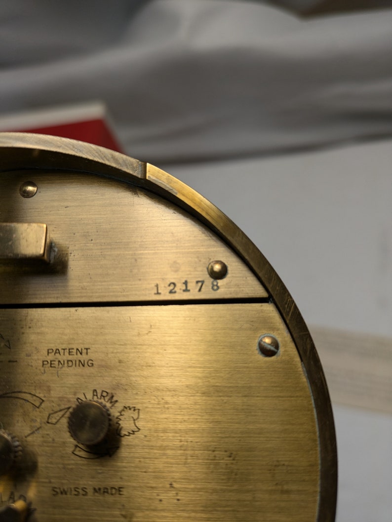 Swiza-sheffield Desk Clock - Etsy