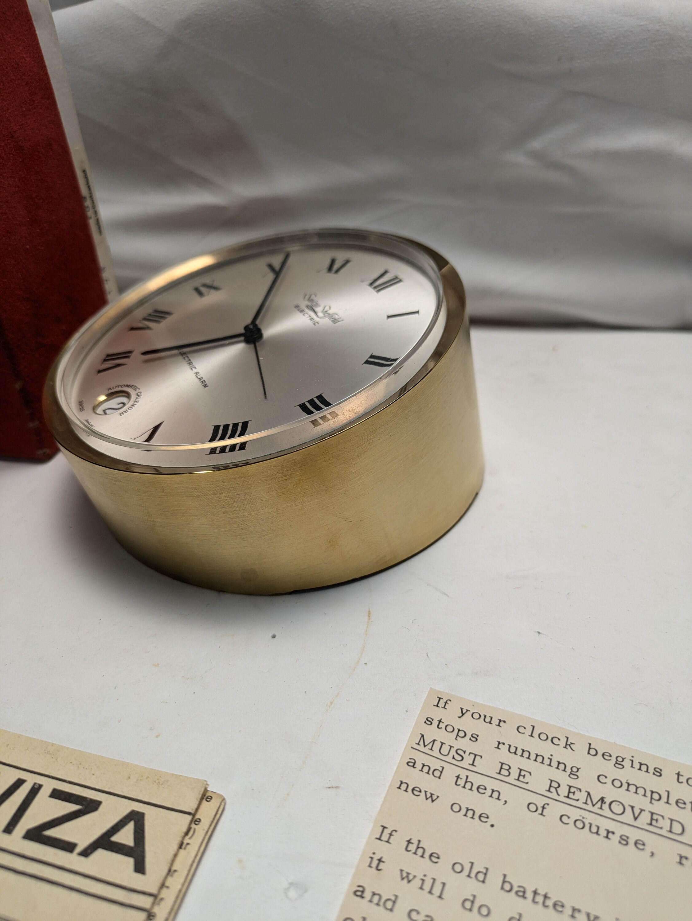 Swiza-sheffield Desk Clock - Etsy