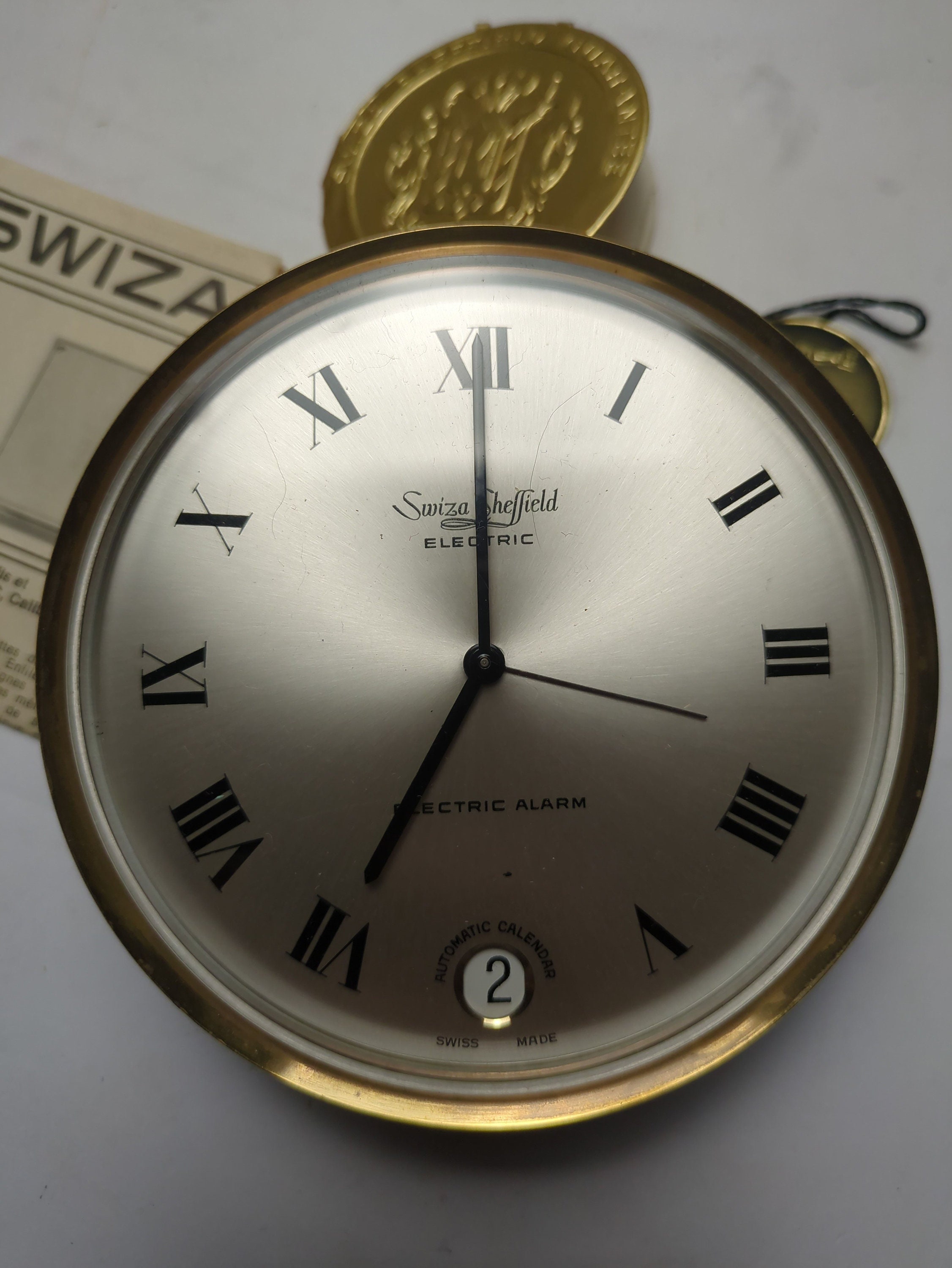 Swiza-sheffield Desk Clock - Etsy