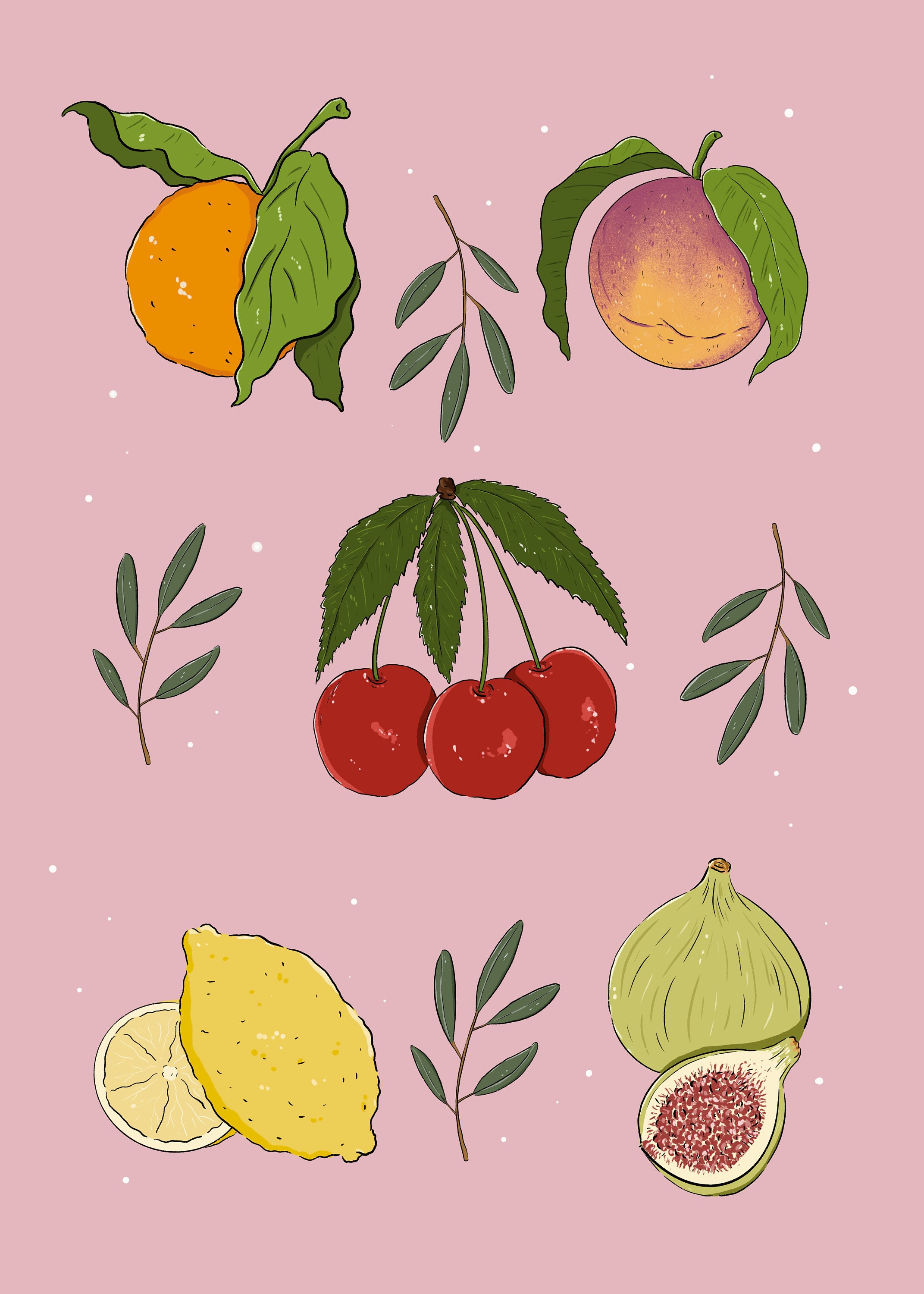Fruit Printable Wall Art, Instant Download, Orange Print, Citrus Poster ...