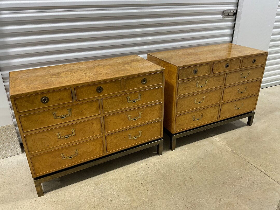 Magnificent Pair of Burled Bachelor Chests From John Widdicomb - Etsy