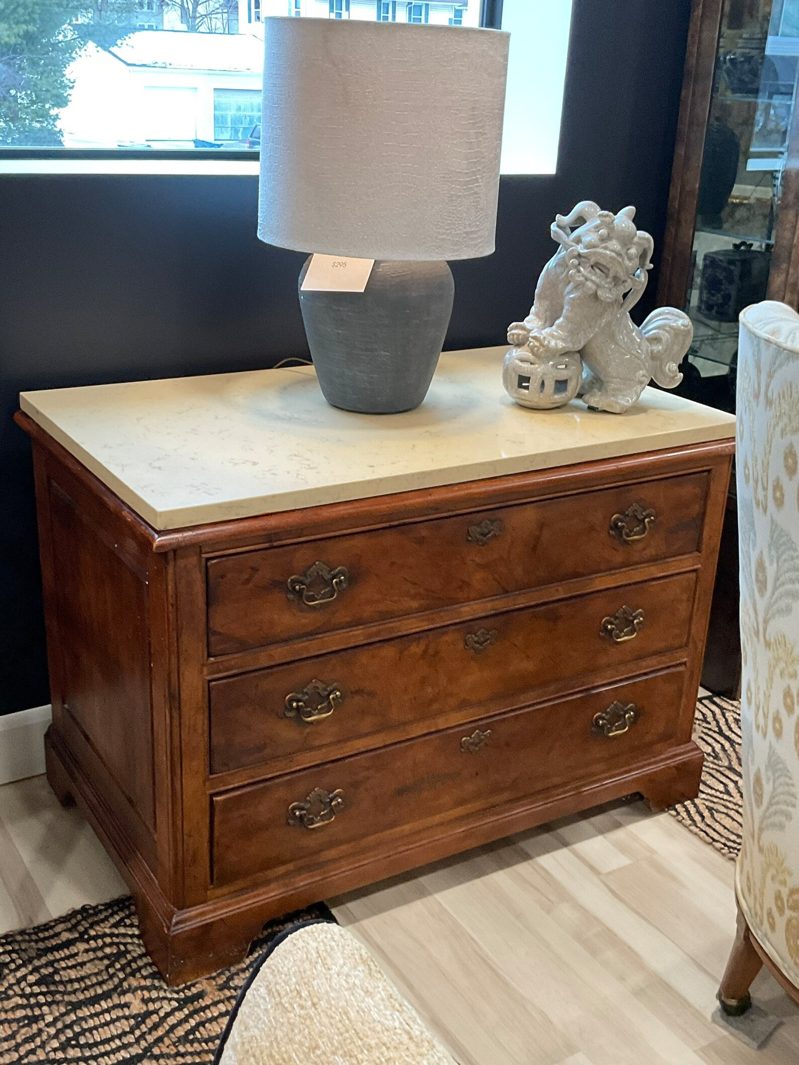 Vintage Century Furniture 3 Drawer Chests With Stone Top - Etsy