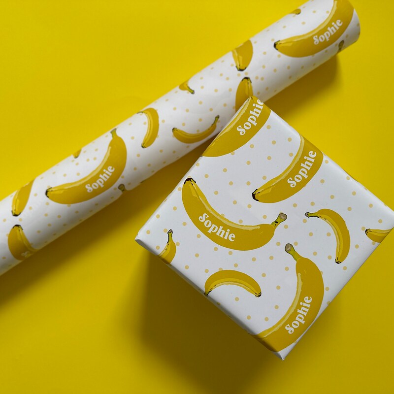 Banana Paper Wrapping - Etsy UK