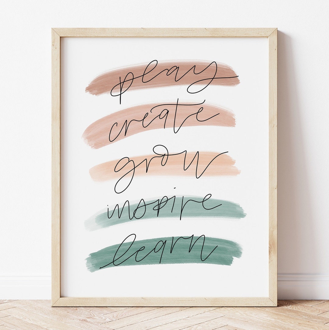 Boho Classroom Printable Inspiring Classroom Signs School - Etsy