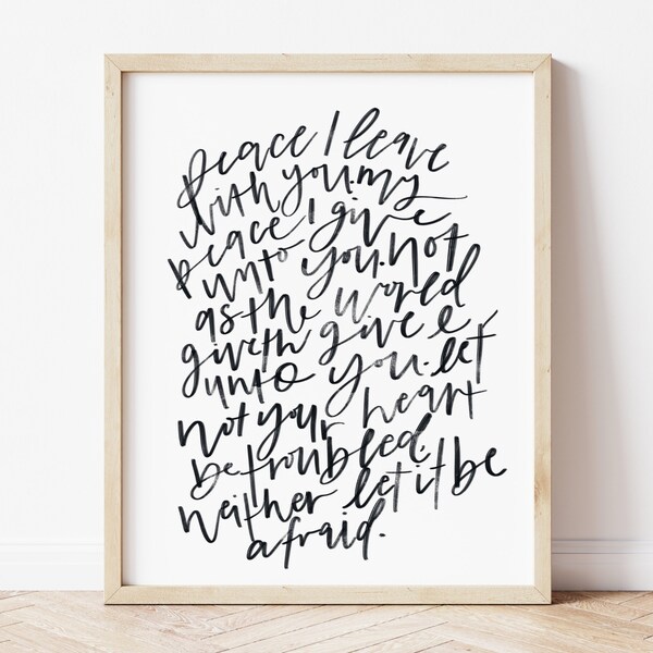 Hand Lettered Print - Etsy