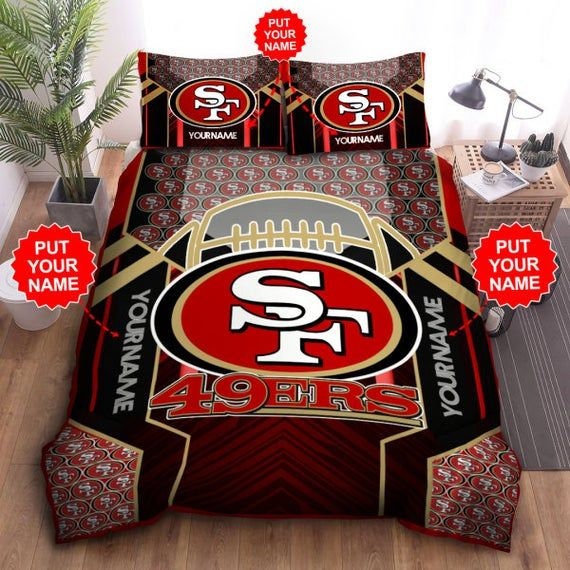 San Francisco 49ers Bedding set Custom name bedding setSan | Etsy