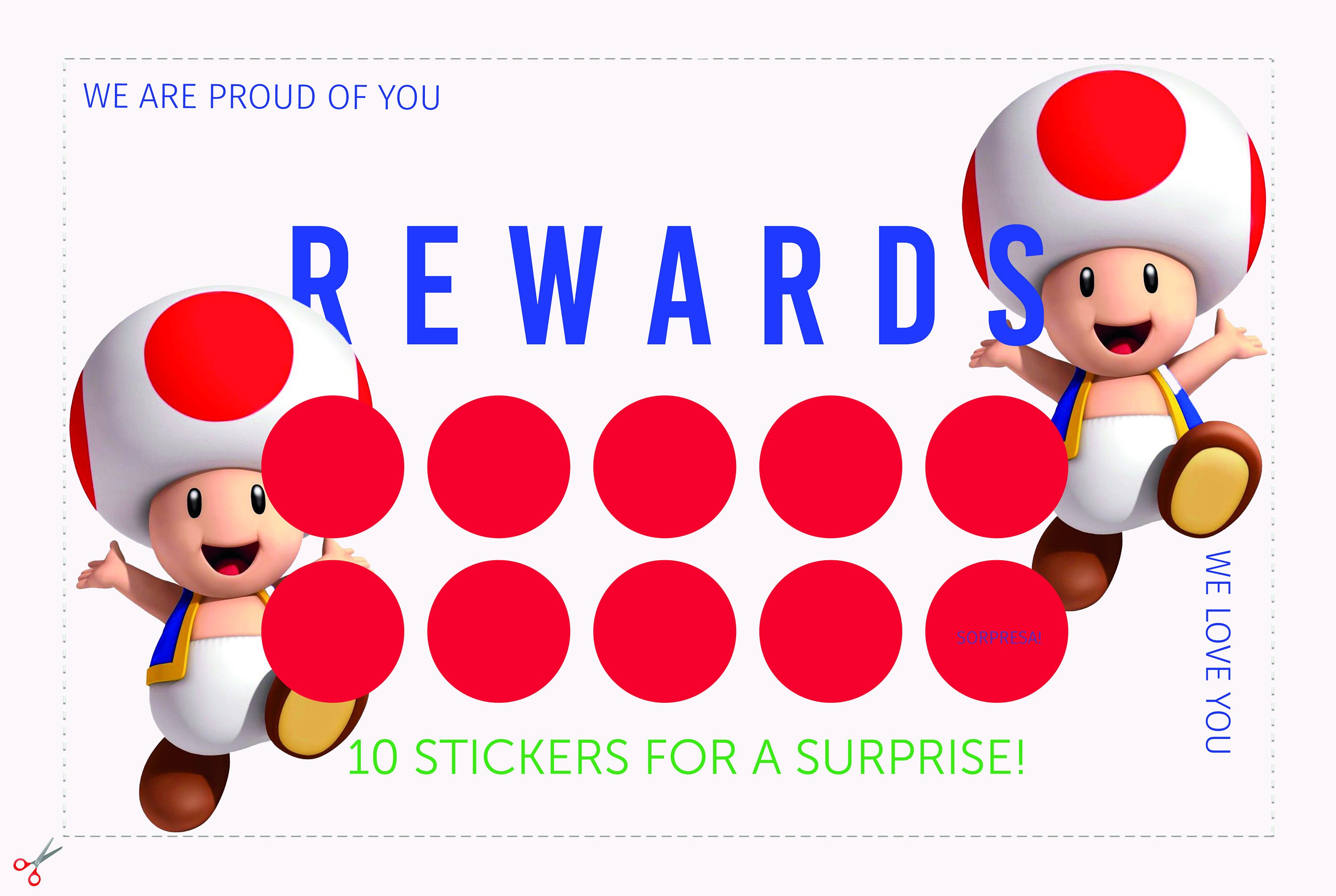 Mario-themed Reward Chart Pack! - Etsy