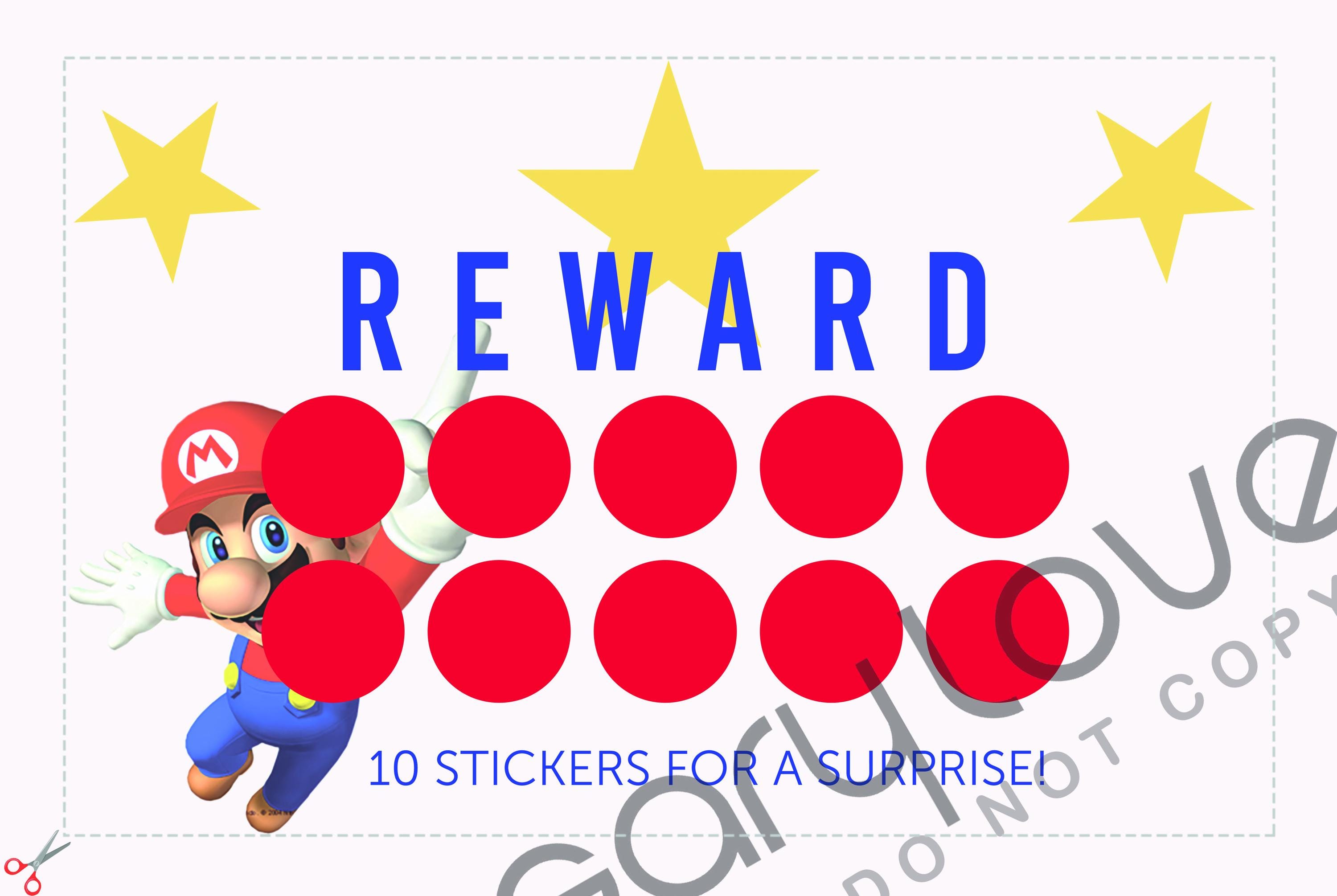 Mario Themed Reward Chart - Etsy