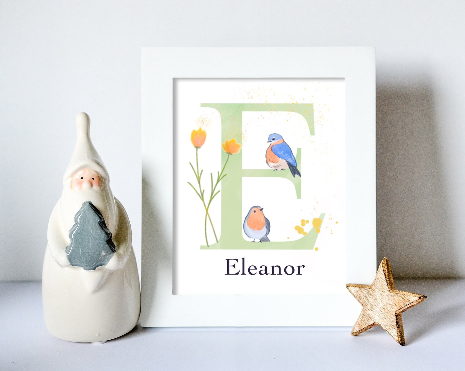 PRINTABLE WALL ART Letter E Alphabet Series Nursery Wall | Etsy