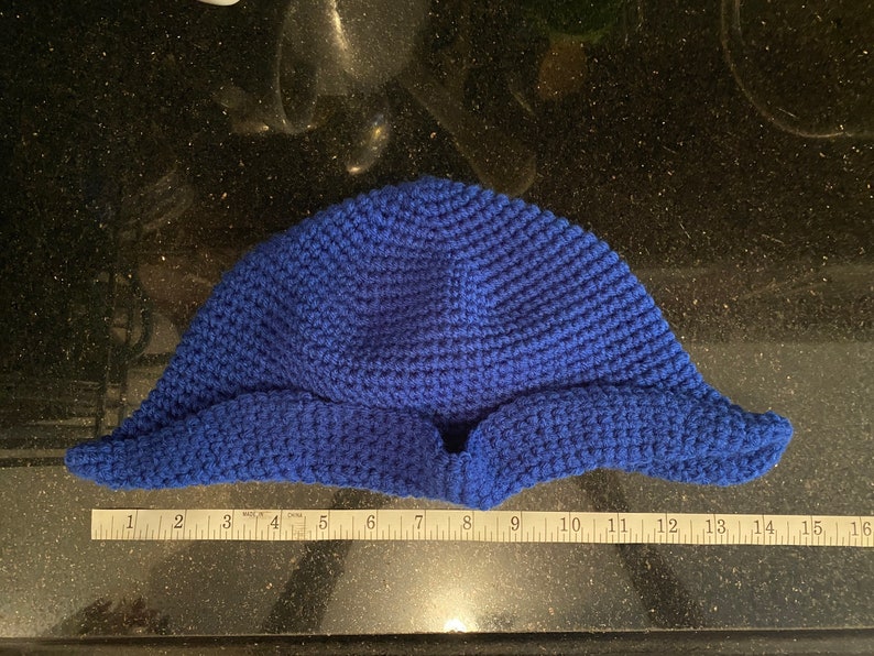 Royal Blue Crochet Bucket Hat - Etsy