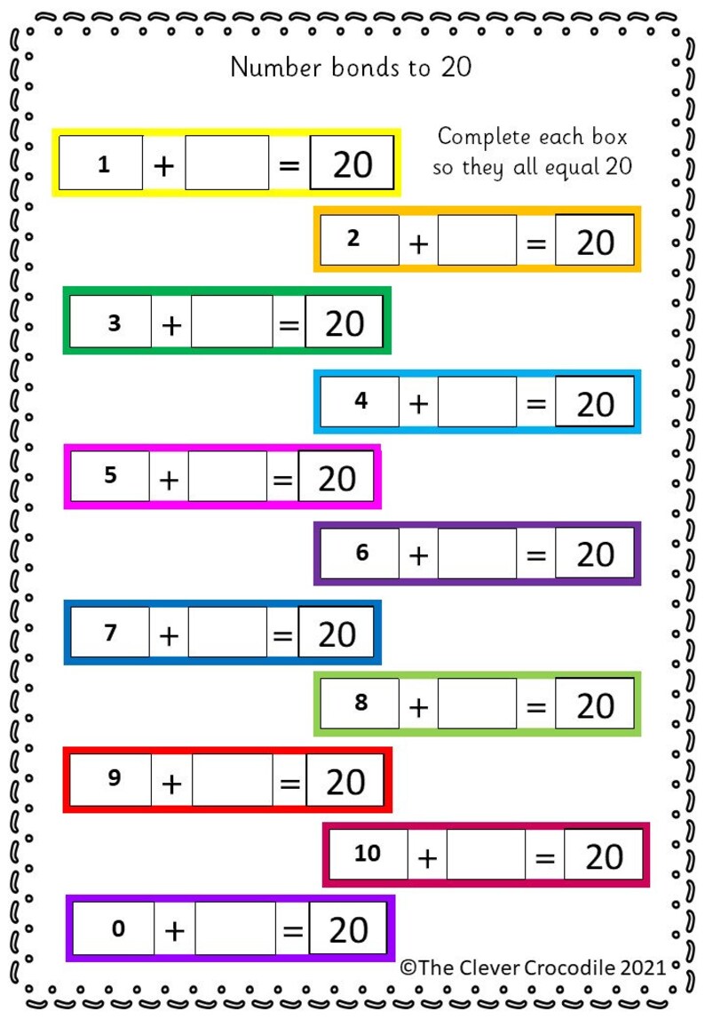 Year 1 Full Maths Curriculum - Printable Worksheets - Key Stage 1 Maths ...
