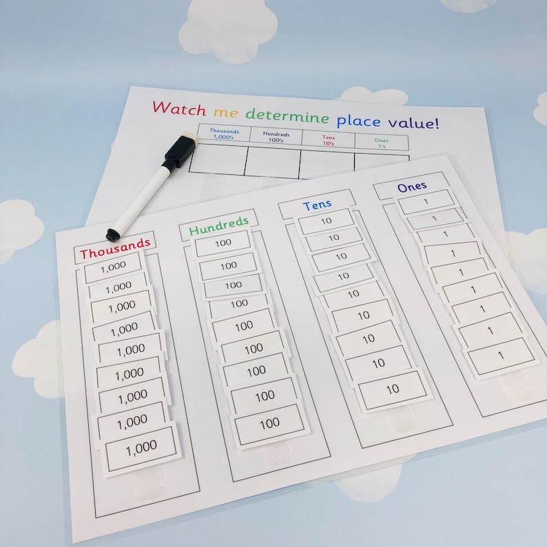 Place Value - Learning Sheet - KS2 - Matching Activities - Learning ...