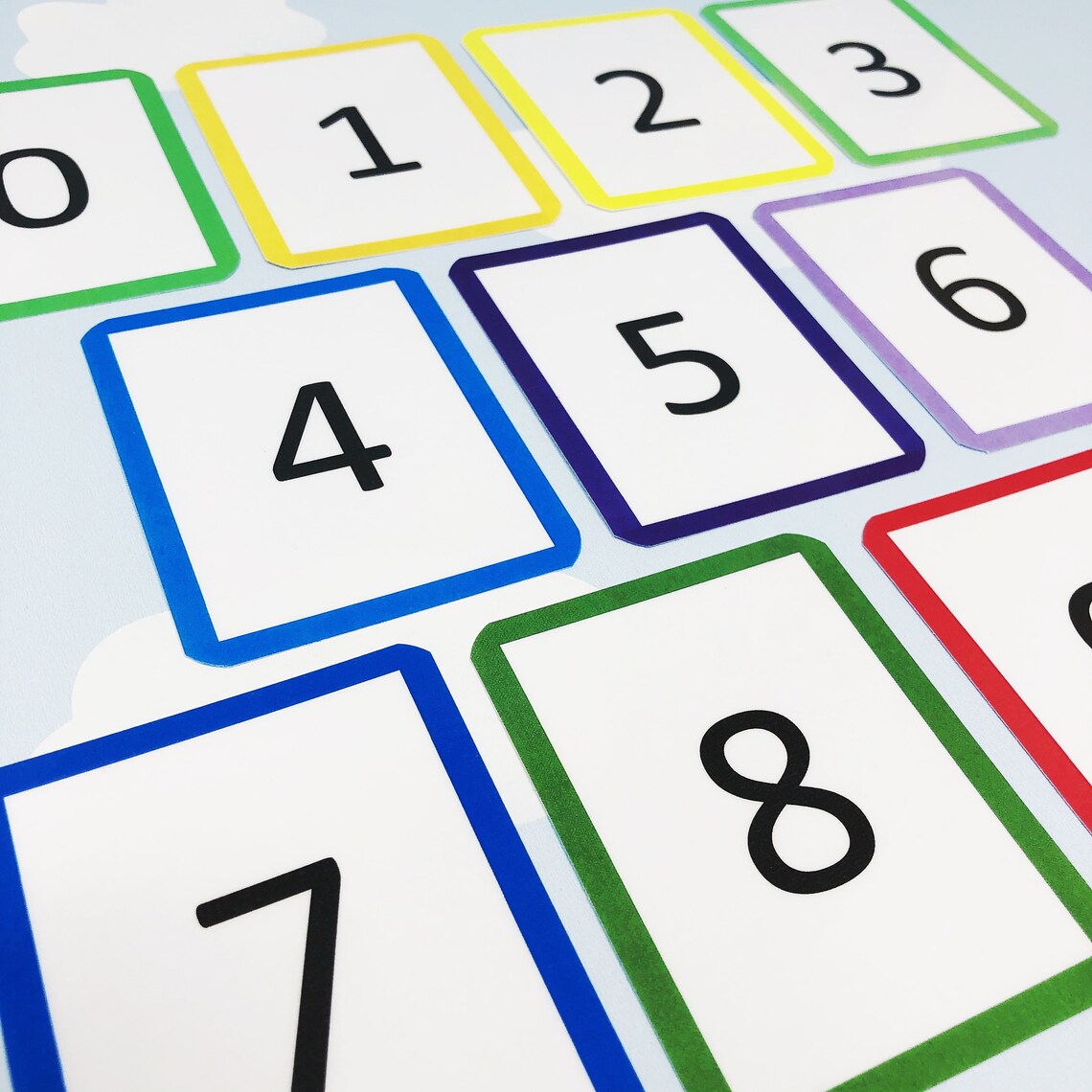 Number Flashcards - Printable Download - Learning Numbers - Starting ...