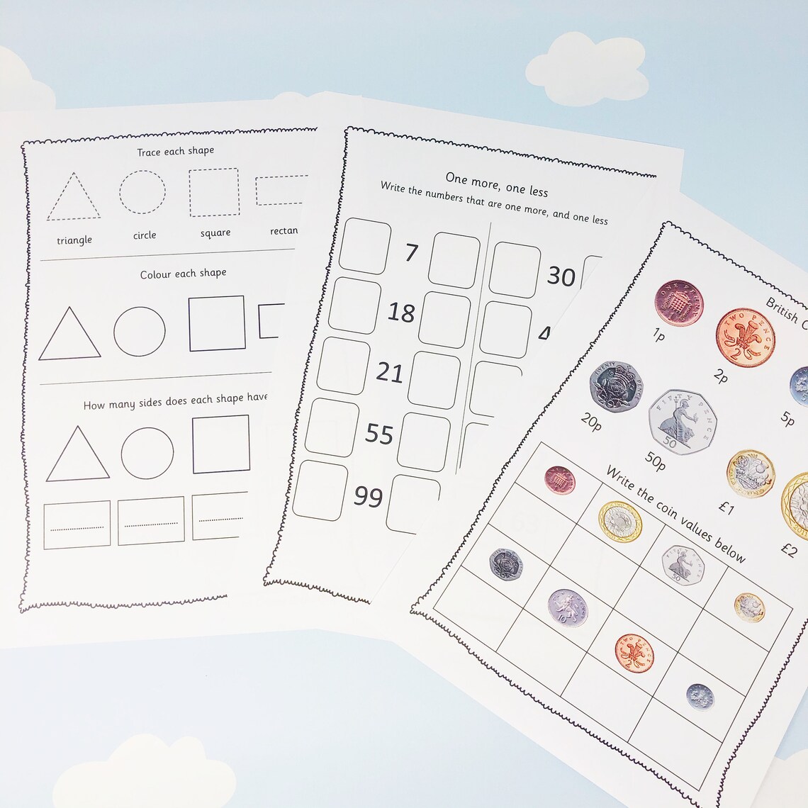 Year 1 Full Maths Curriculum - Printable Worksheets - Key Stage 1 Maths ...