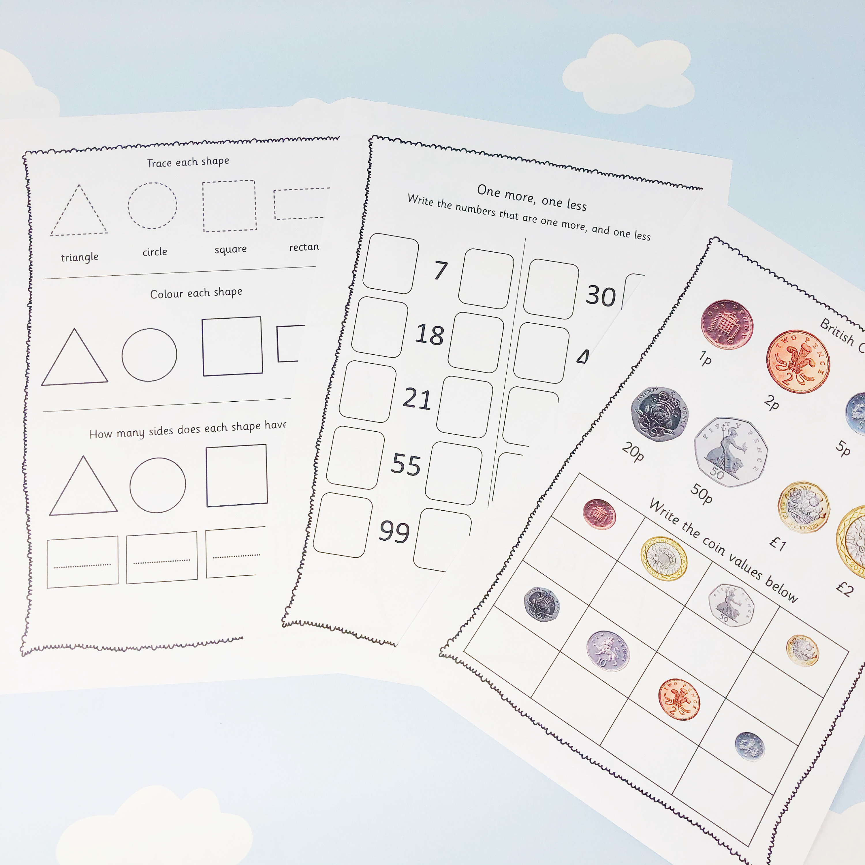 Year 1 Full Maths Curriculum - Printable Worksheets - Key Stage 1 Maths ...