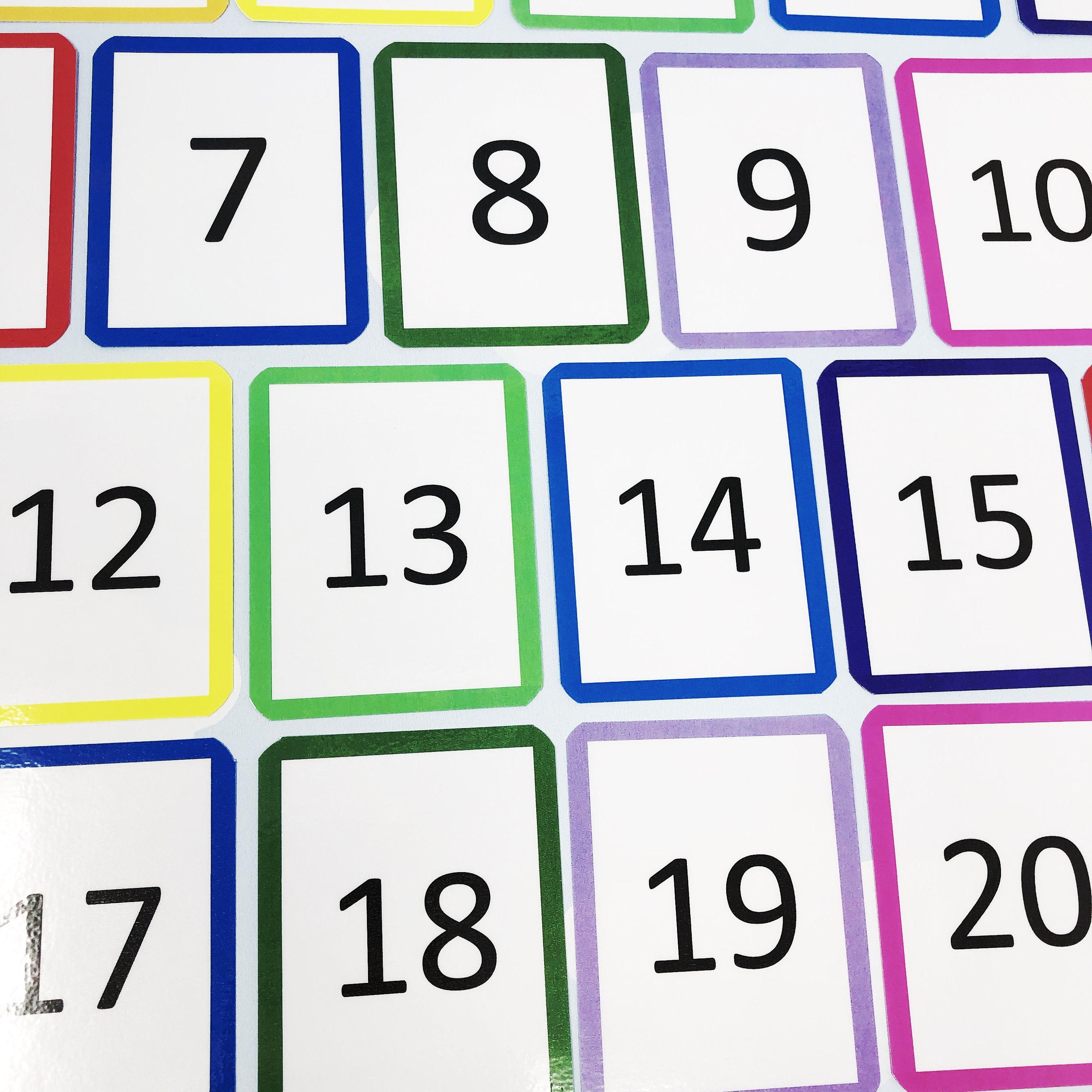 Number Flash Cards - Numbers to 20 - Teaching Resource - Educational ...