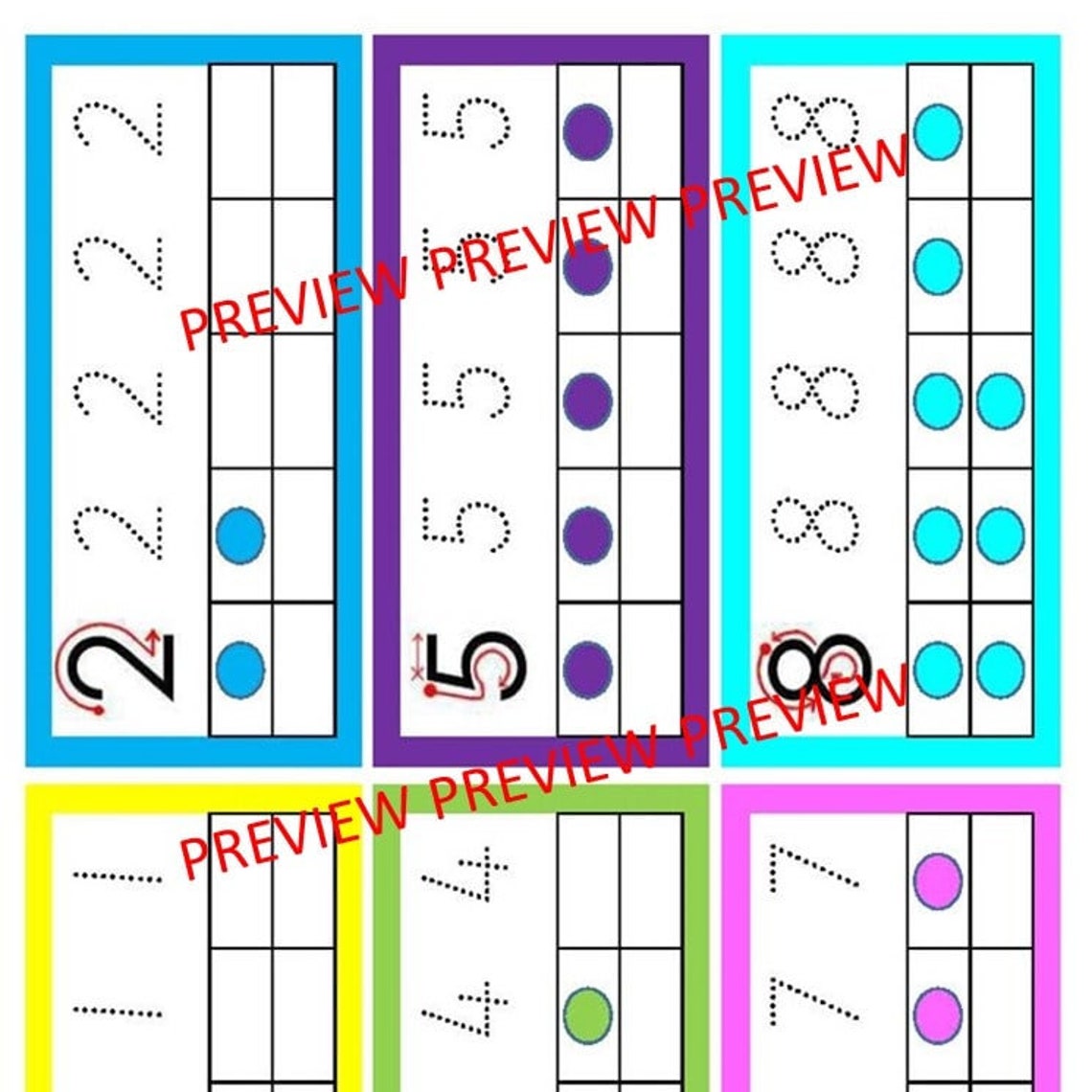 Number Line and Number Bonds to 10. - Etsy