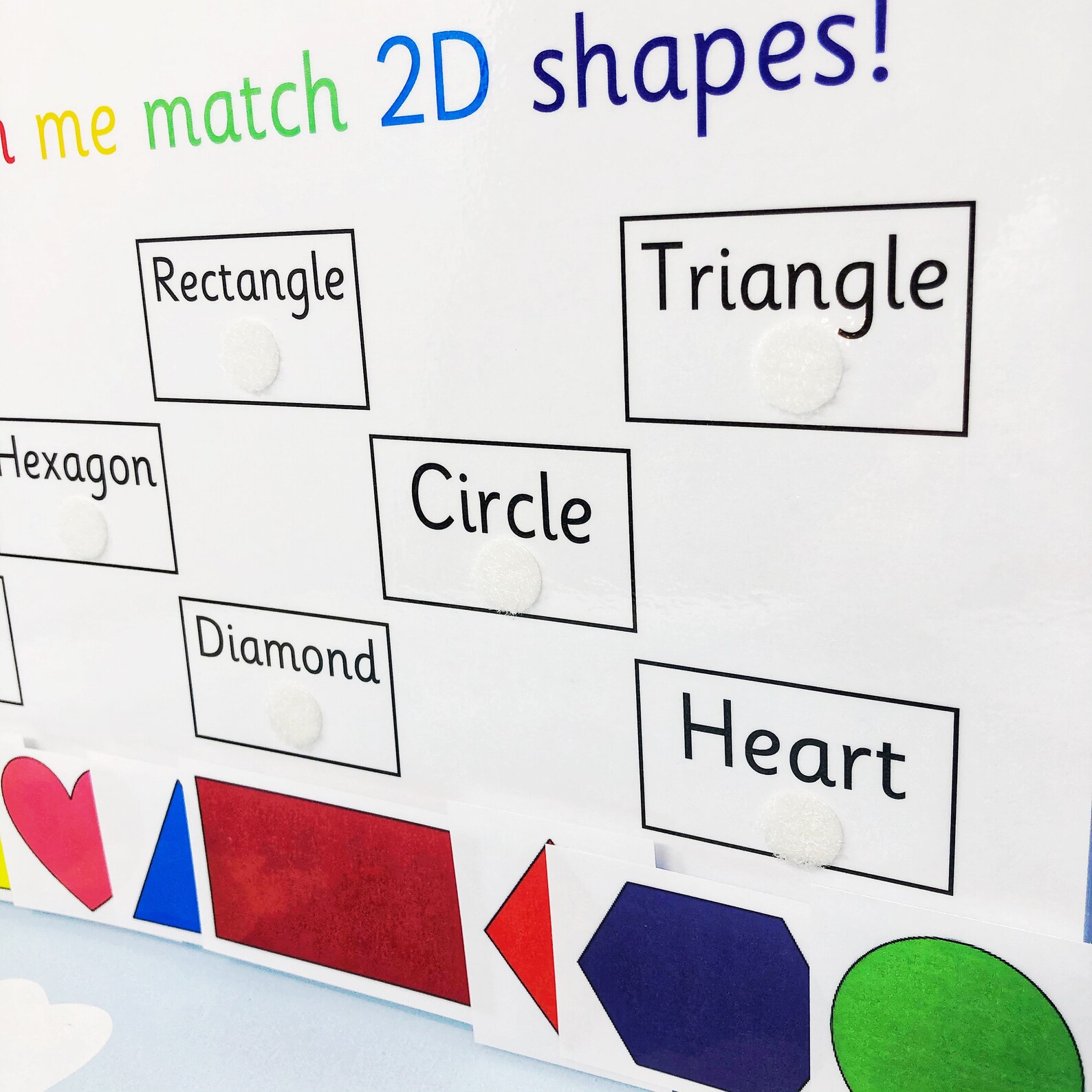 Shape Matching - Learning Sheet - 2D Shape Games - Learning Shapes ...