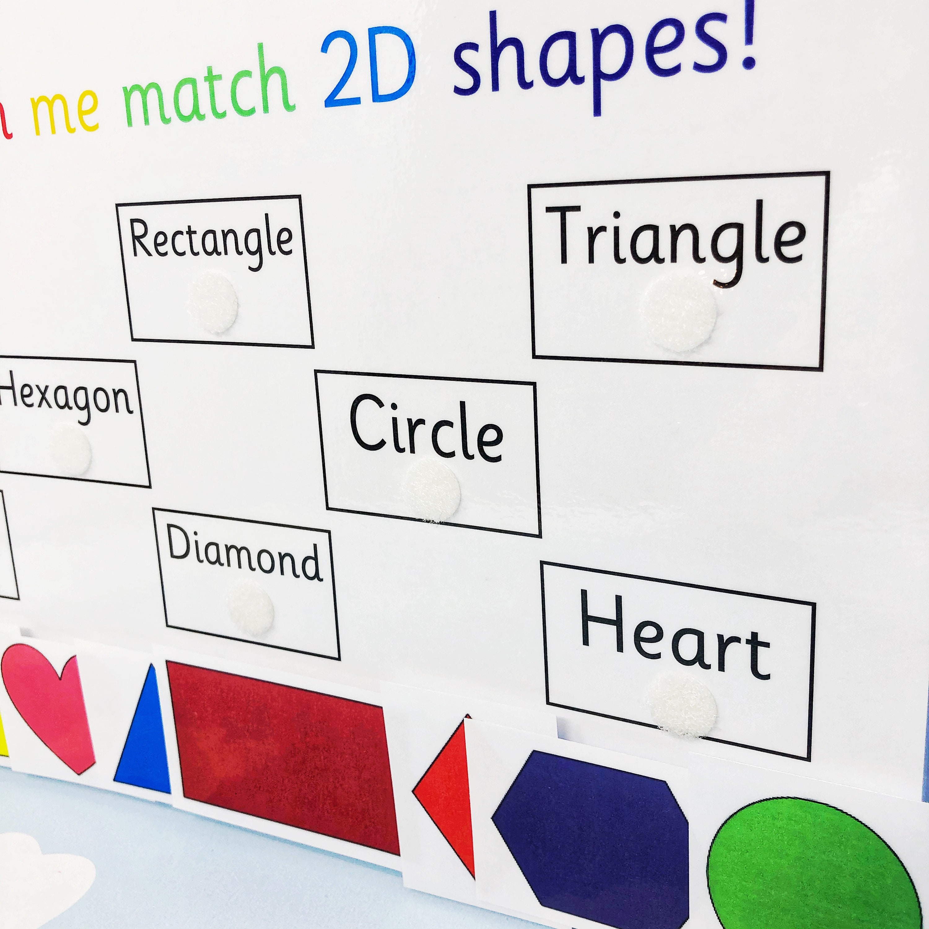 Shape Matching - Learning Sheet - 2D Shape Games - Learning Shapes ...