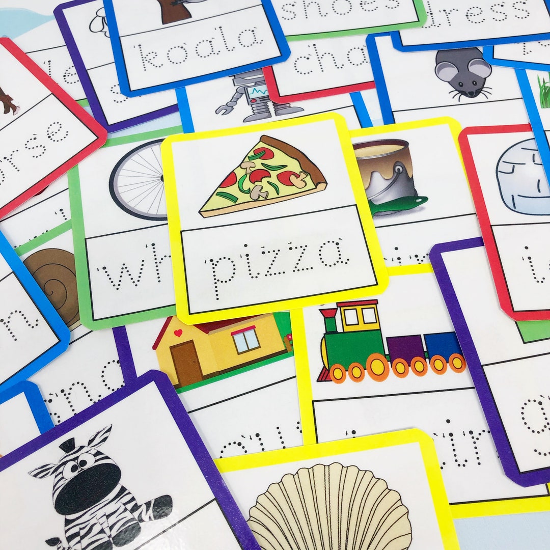 5 Letter Tracing Flashcards - Learn to Write - Starting School ...