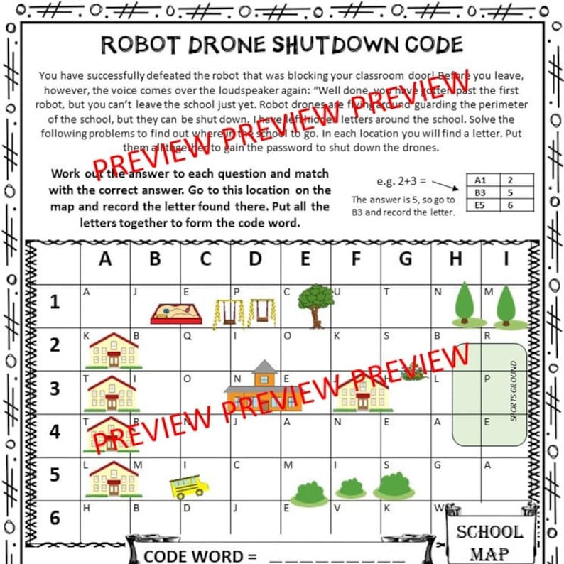 Maths Activity: Escape Room - Robot Takeover! End of Year Maths Fun. - Etsy