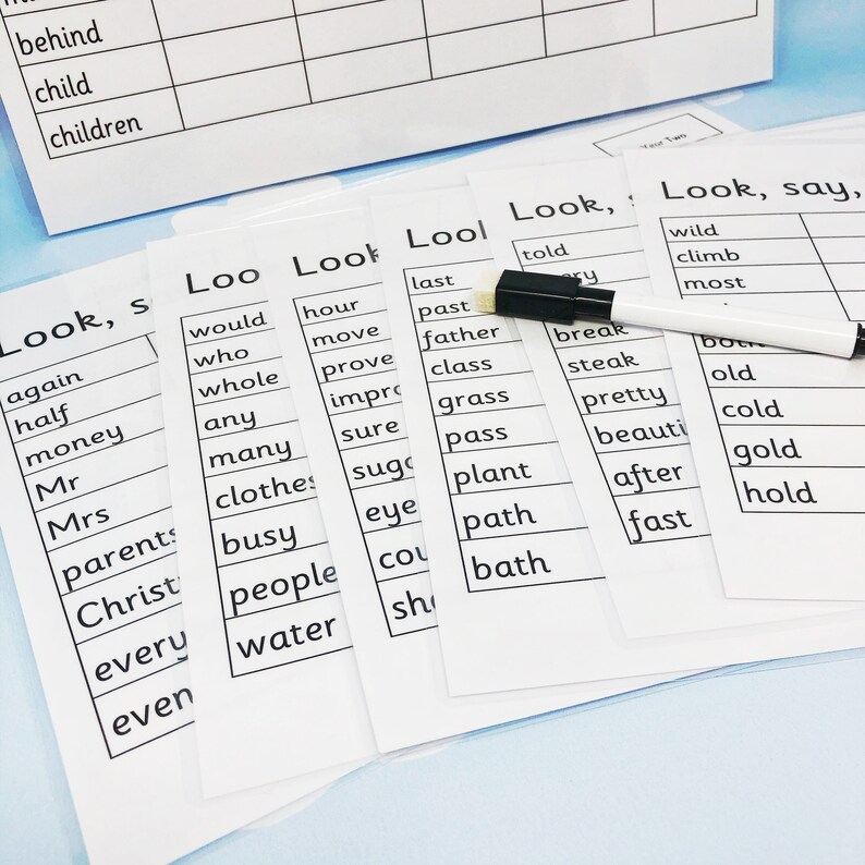 Year 2 Spellings - School Spellings - Common Exception Words - Spelling ...