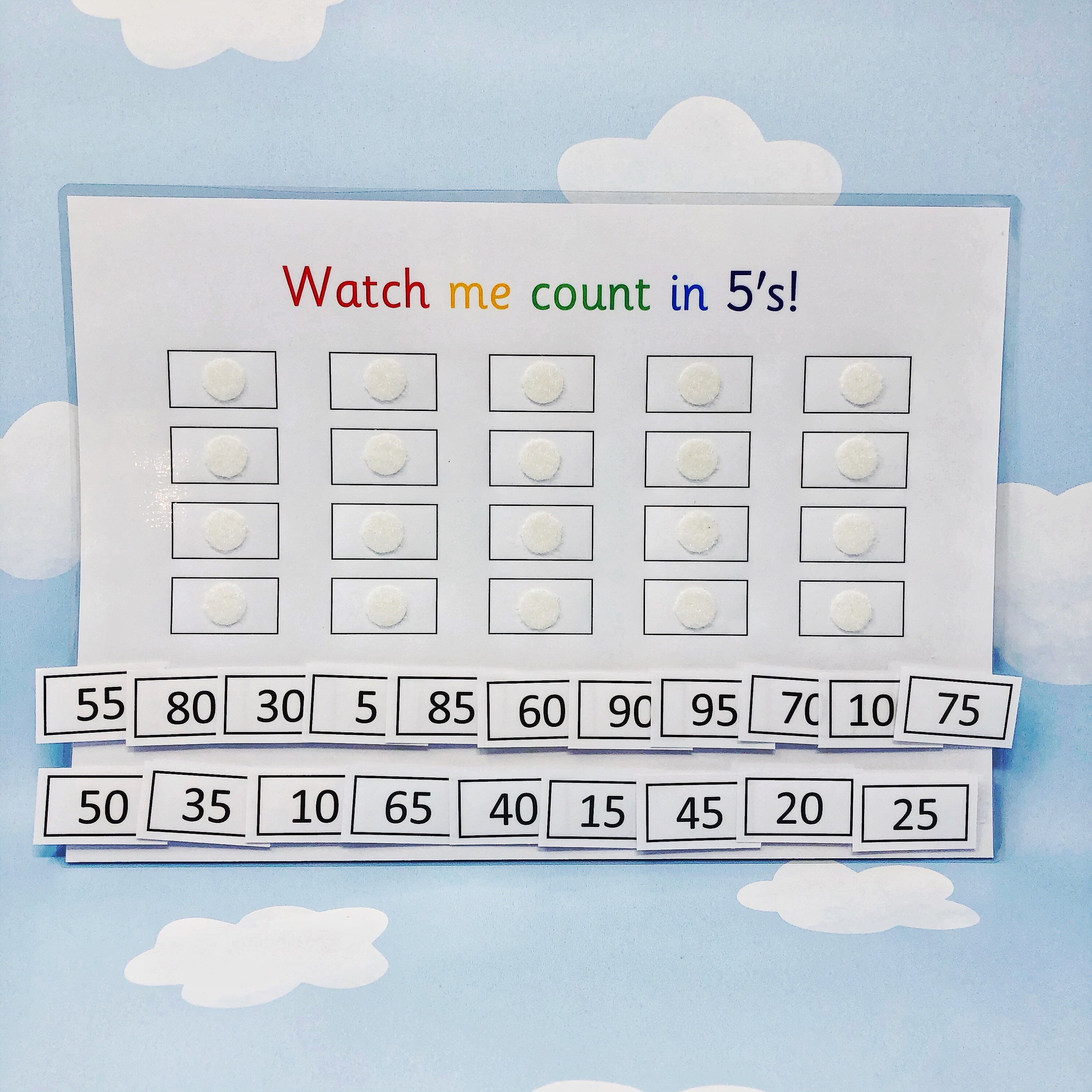 Counting in 5's Time Tables Numeracy 5 Timestables Teaching Resource ...